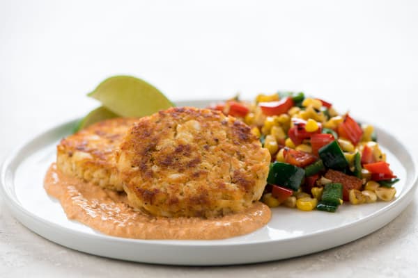 Cajun Fish Cakes with Chipotle Ranch Recipe - Home Chef