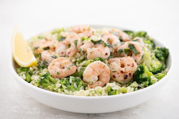 Shrimp Scampi with Broccoli Orzo Recipe - Home Chef