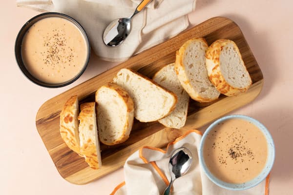 Lobster Bisque & Three Cheese Demi Loaf Recipe - Home Chef