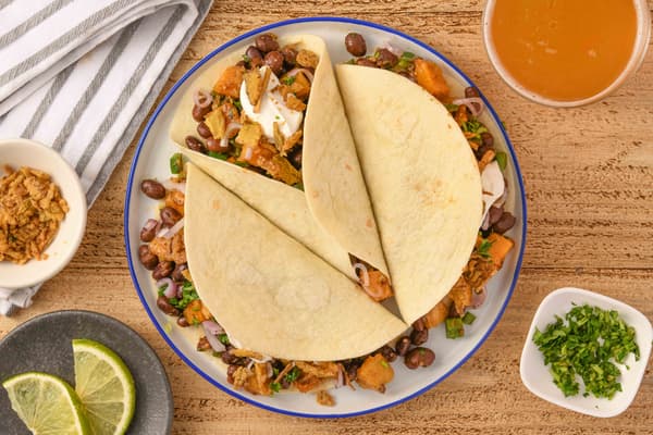 Spicy Plantain and Black Bean Tacos Recipe - Home Chef