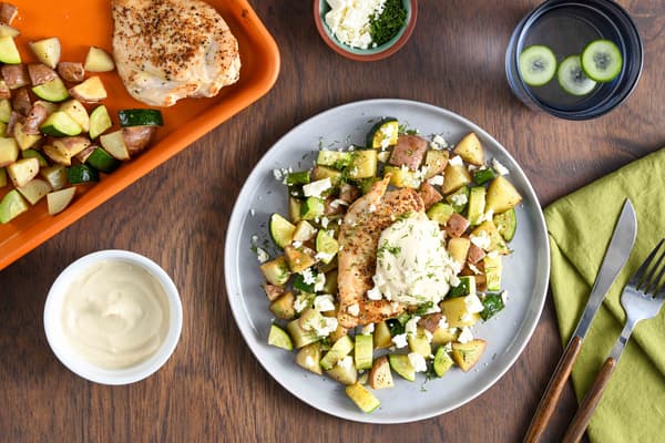 Sheet Pan Dilly Feta Chicken Recipe - Home Chef