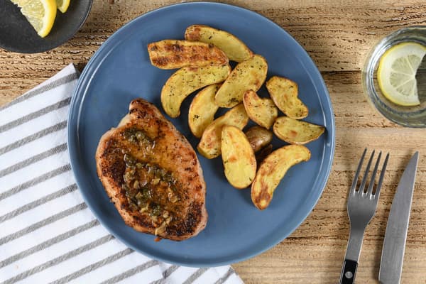 Pork Chop Piccata Recipe - Home Chef