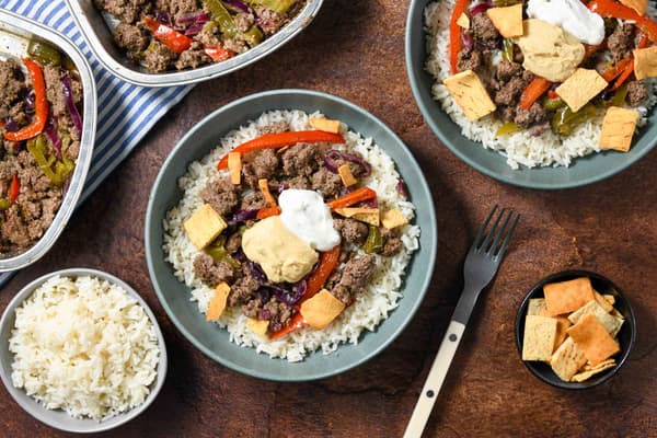 Gyro-to-Hero Beef Greek Bowl Recipe - Home Chef