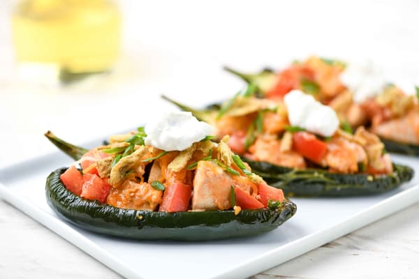 Blue Cheese Buffalo Chicken Peppers Recipe - Home Chef