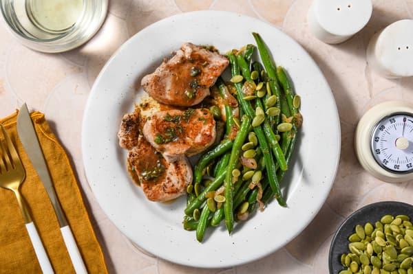 Sage Butter Pork Medallions Recipe - Home Chef