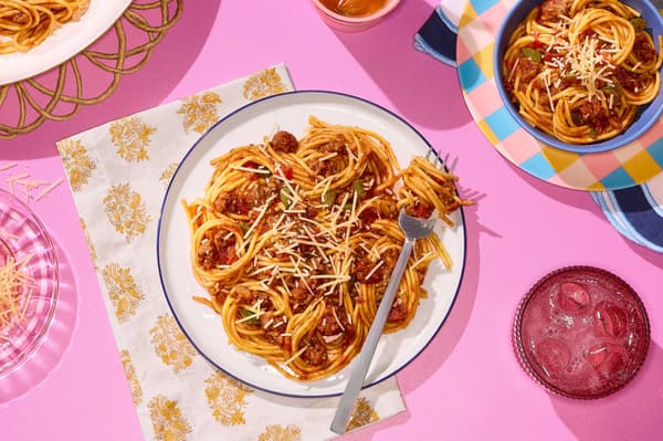 One-Pot Rustic Italian Beef Spaghetti Recipe - Home Chef