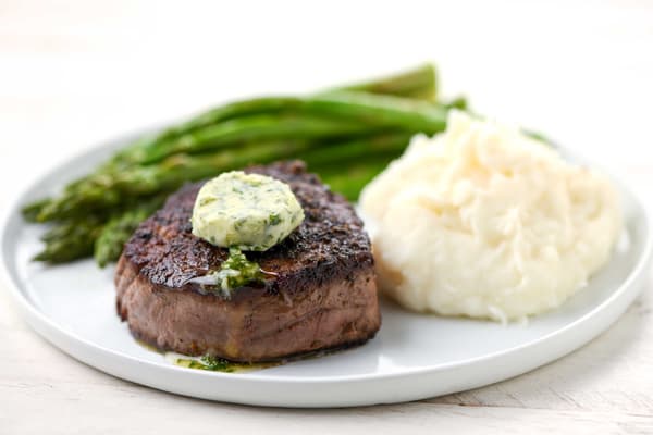 Steakhouse Filet with Herb Butter Recipe - Home Chef