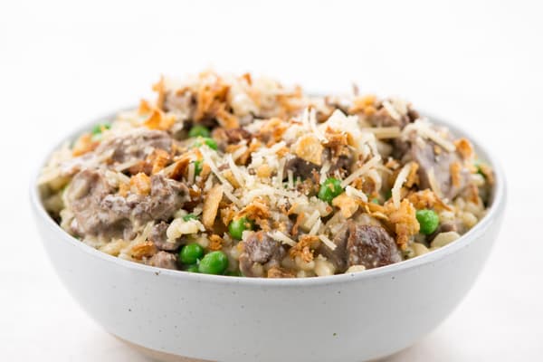Parmesan and Pea Steak Risotto with Basil Pesto Recipe - Home Chef
