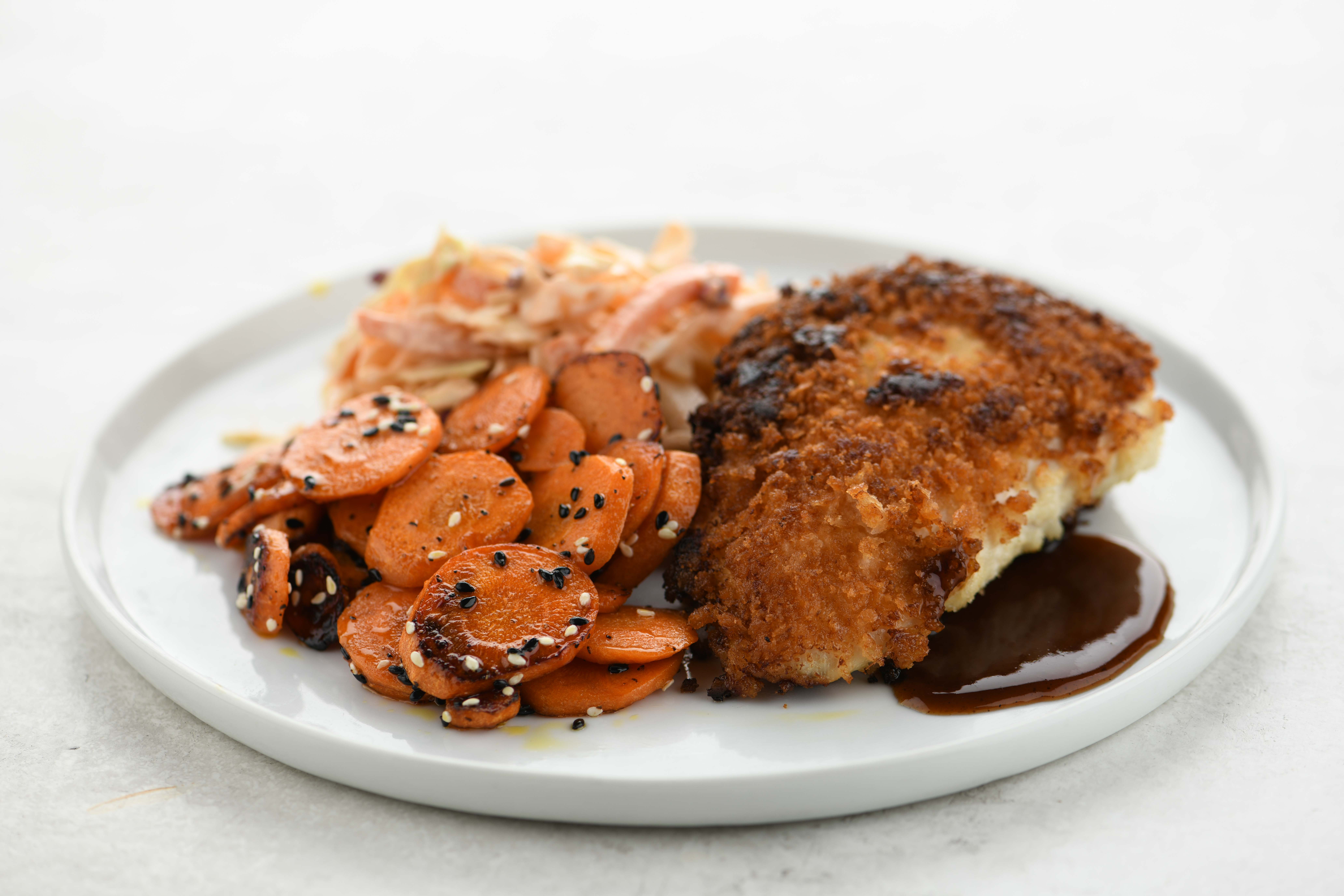 Ginger-Crusted Chicken and Tonkatsu Sauce Recipe - Home Chef