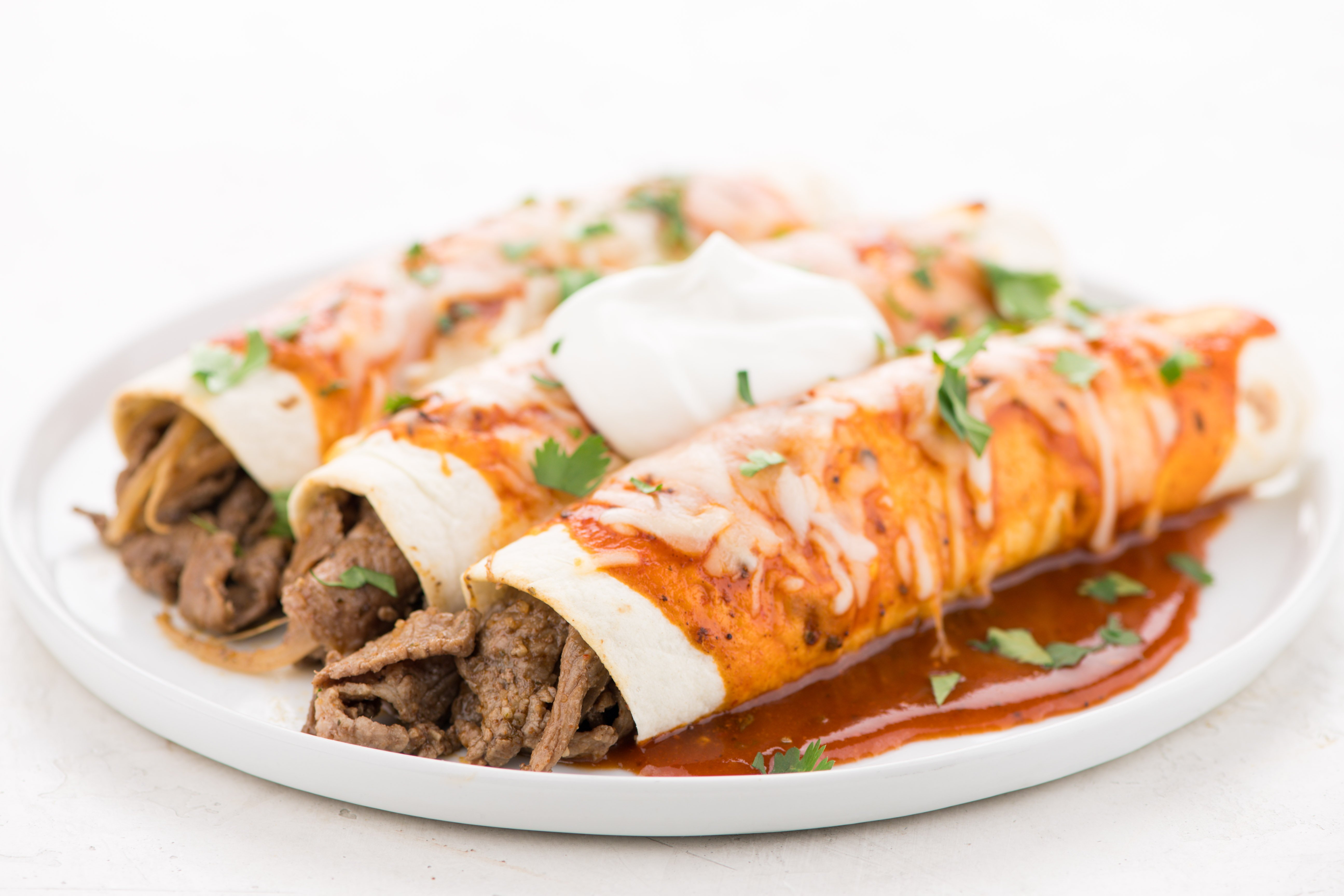 Cheesy Chipotle Steak Enchiladas Recipe - Home Chef