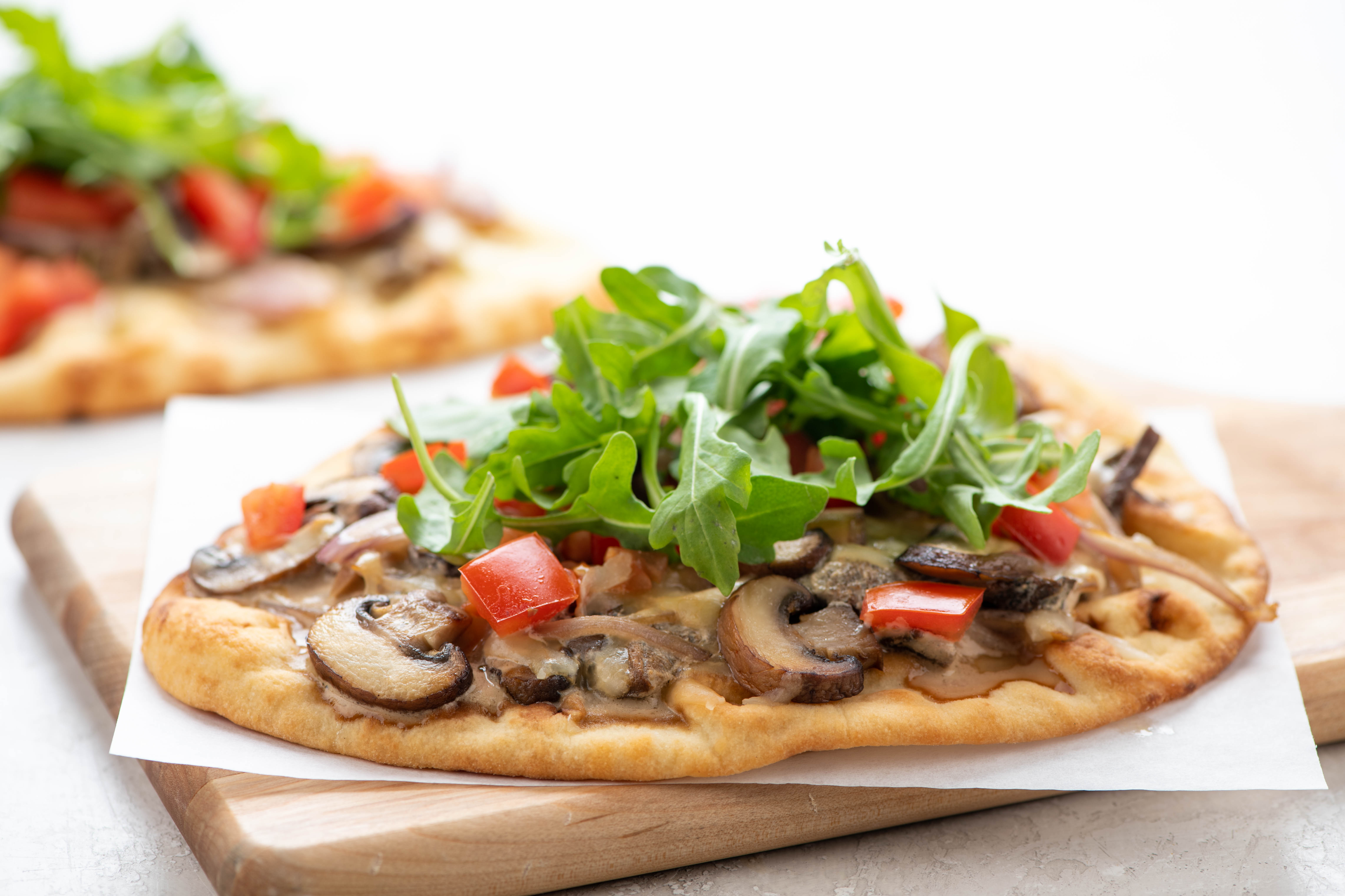 Cheesy Mushroom Flatbread Recipe - Home Chef