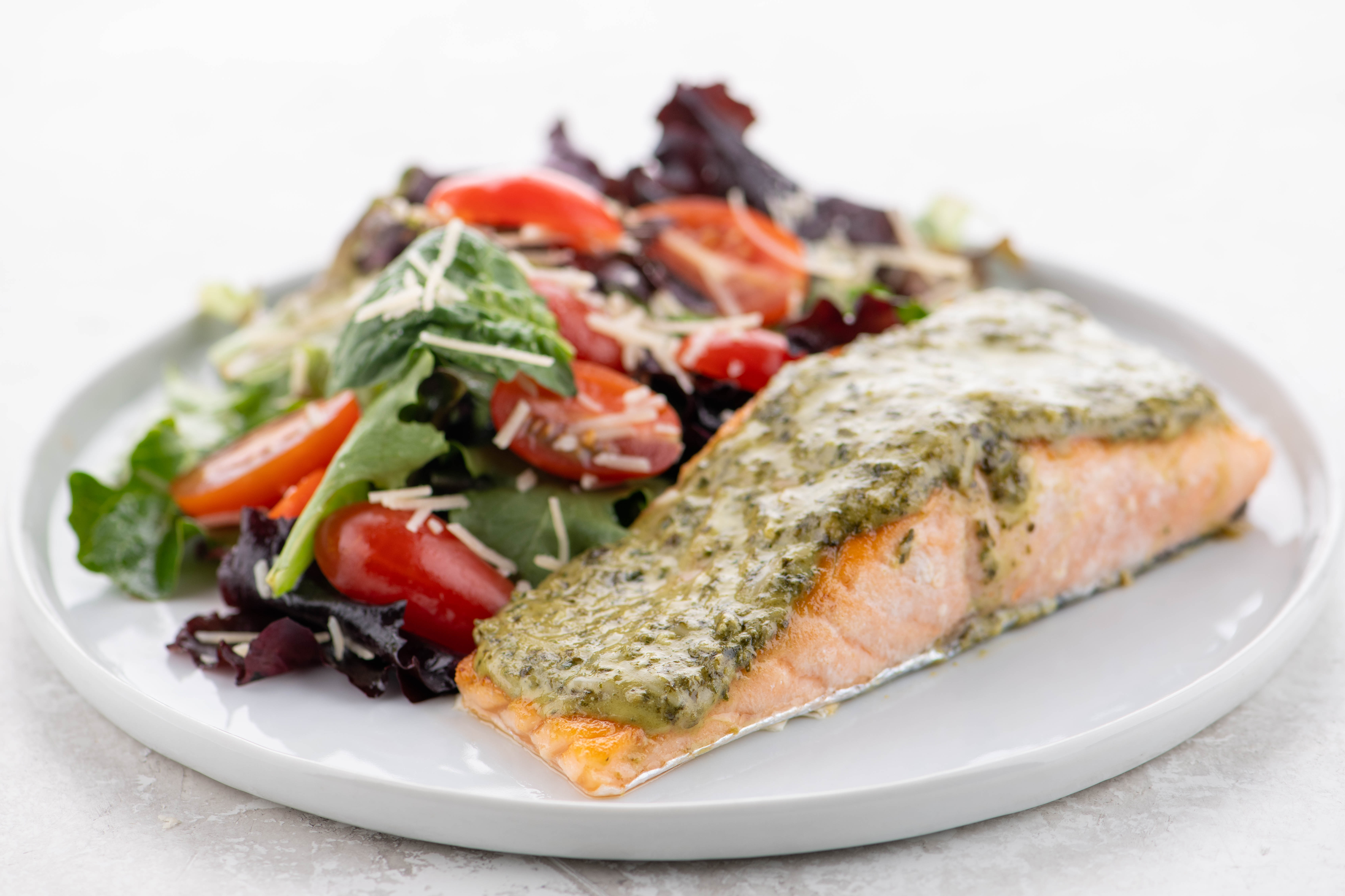 Basil-Parmesan Crusted Salmon Recipe - Home Chef