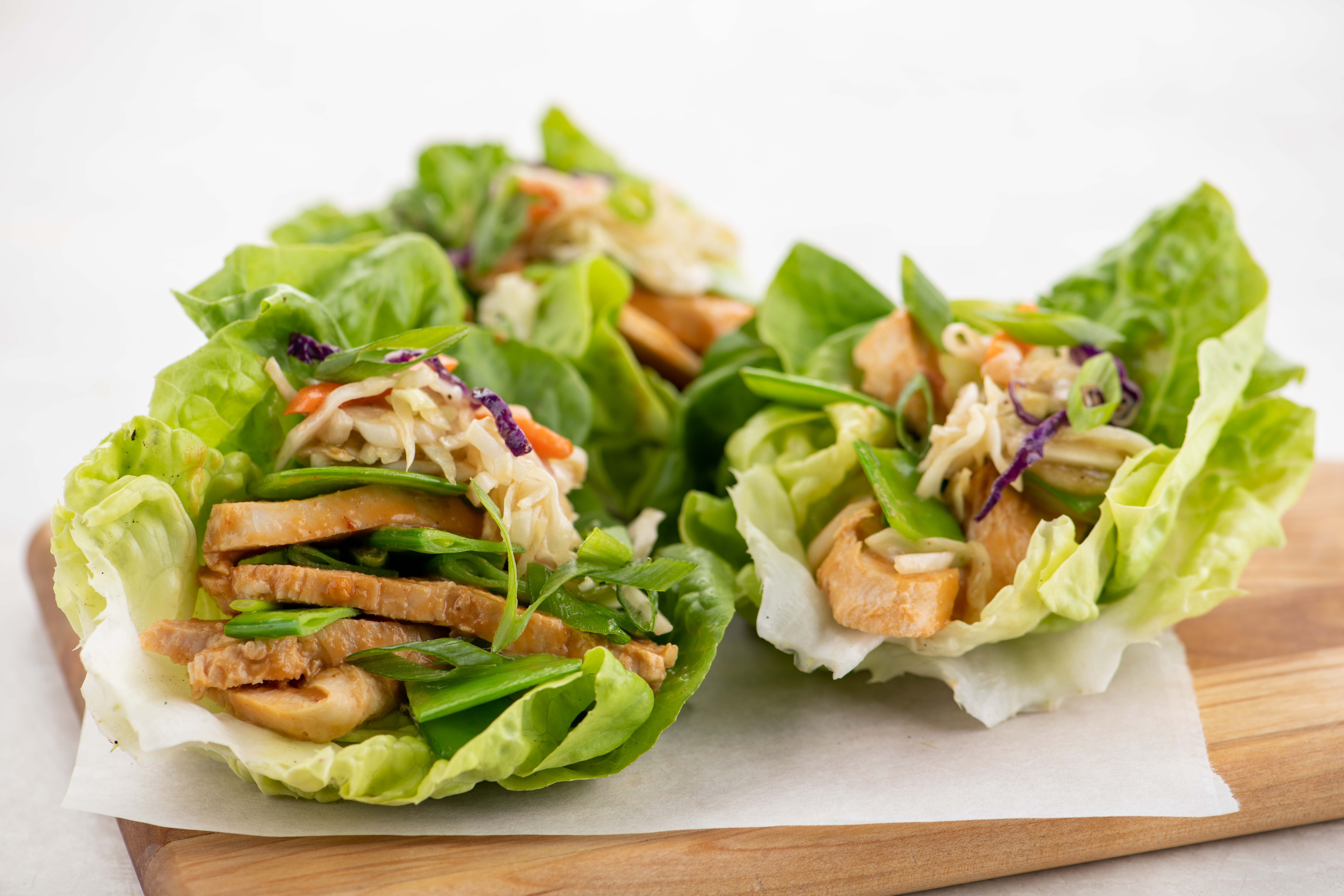 Chicken Satay Lettuce Wraps Recipe - Home Chef