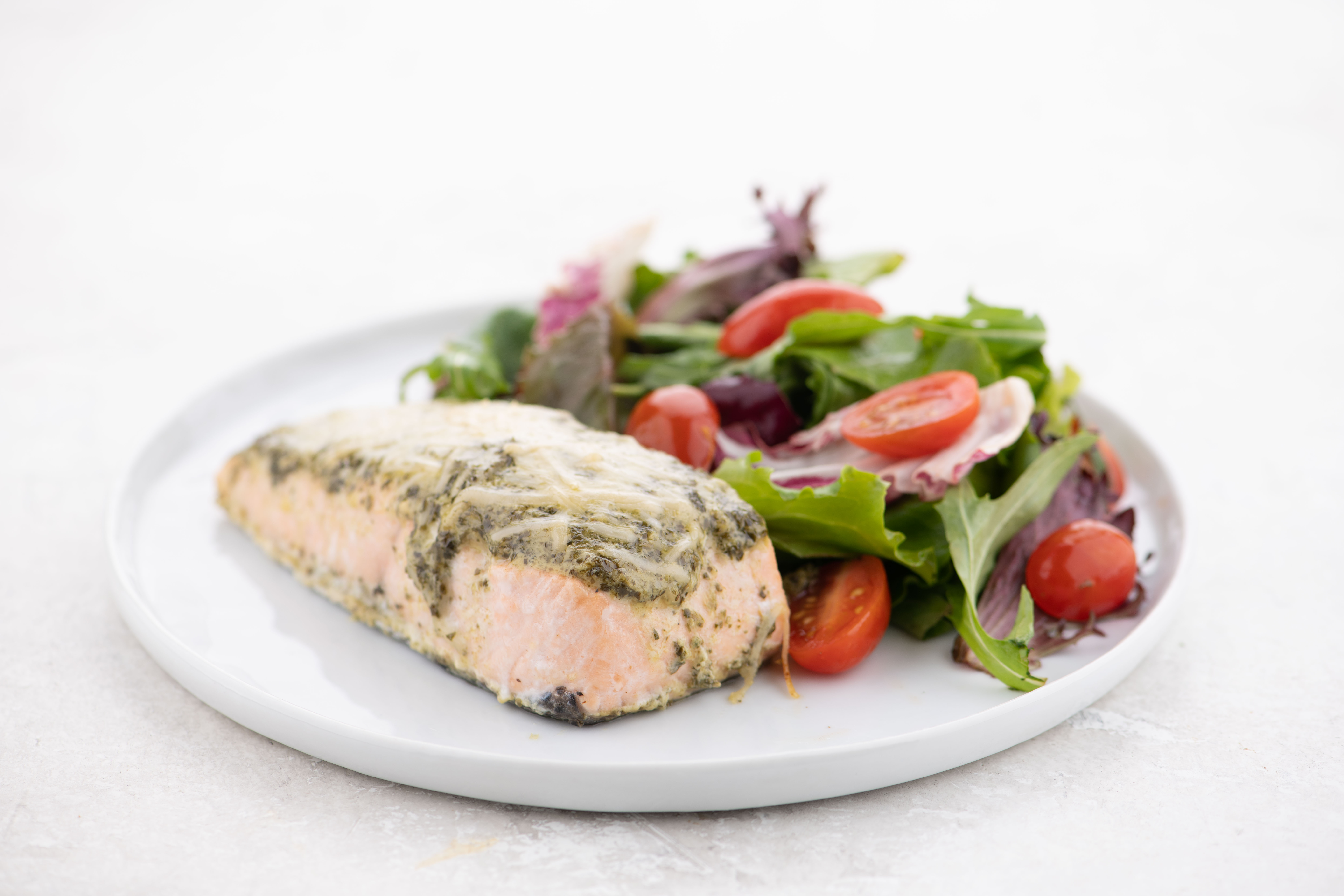 Basil-Parmesan Crusted Salmon Recipe - Home Chef