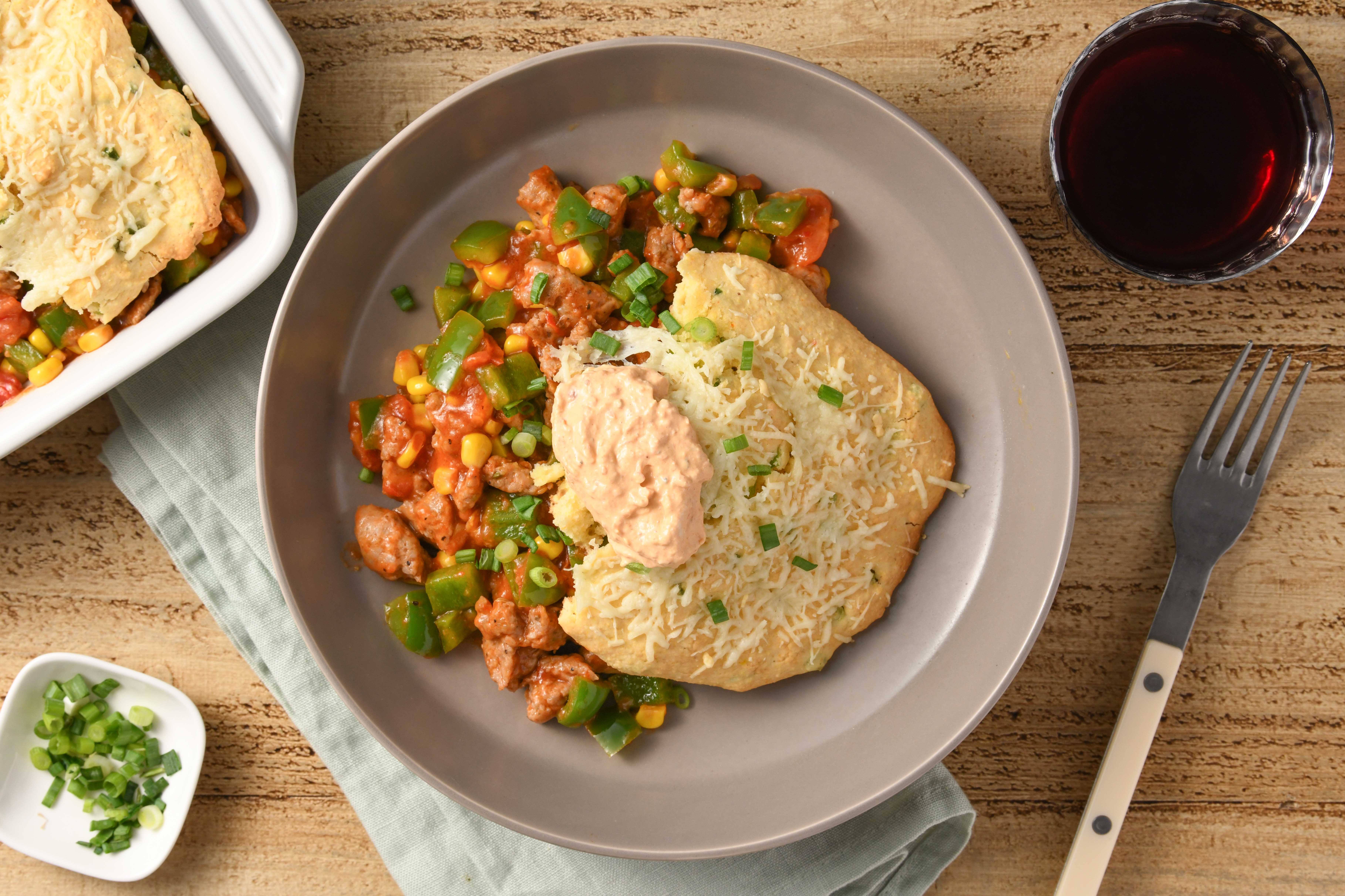 Italian Sausage Tamale Pie Recipe - Home Chef