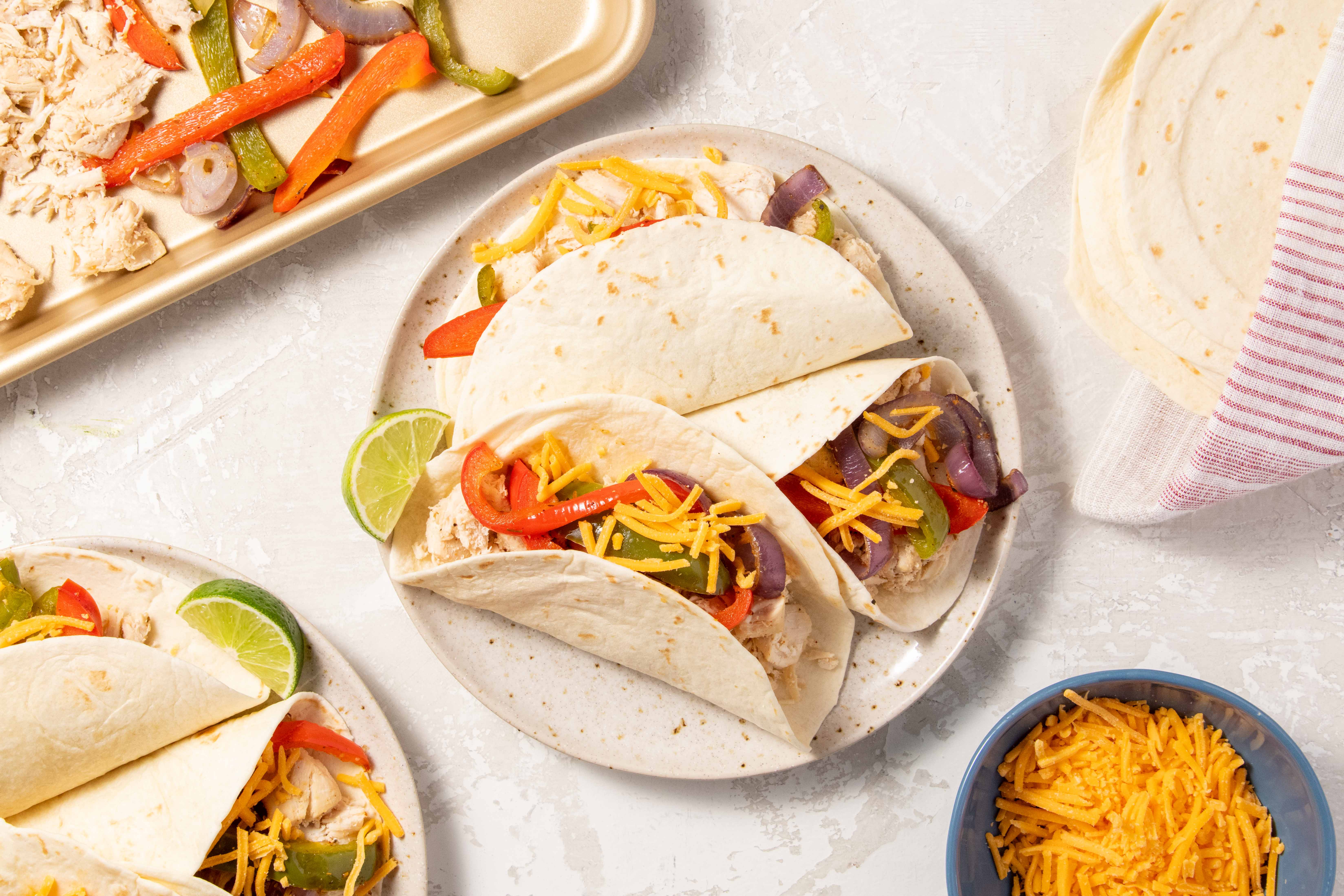 One-Sheet Chicken Tacos Recipe - Home Chef