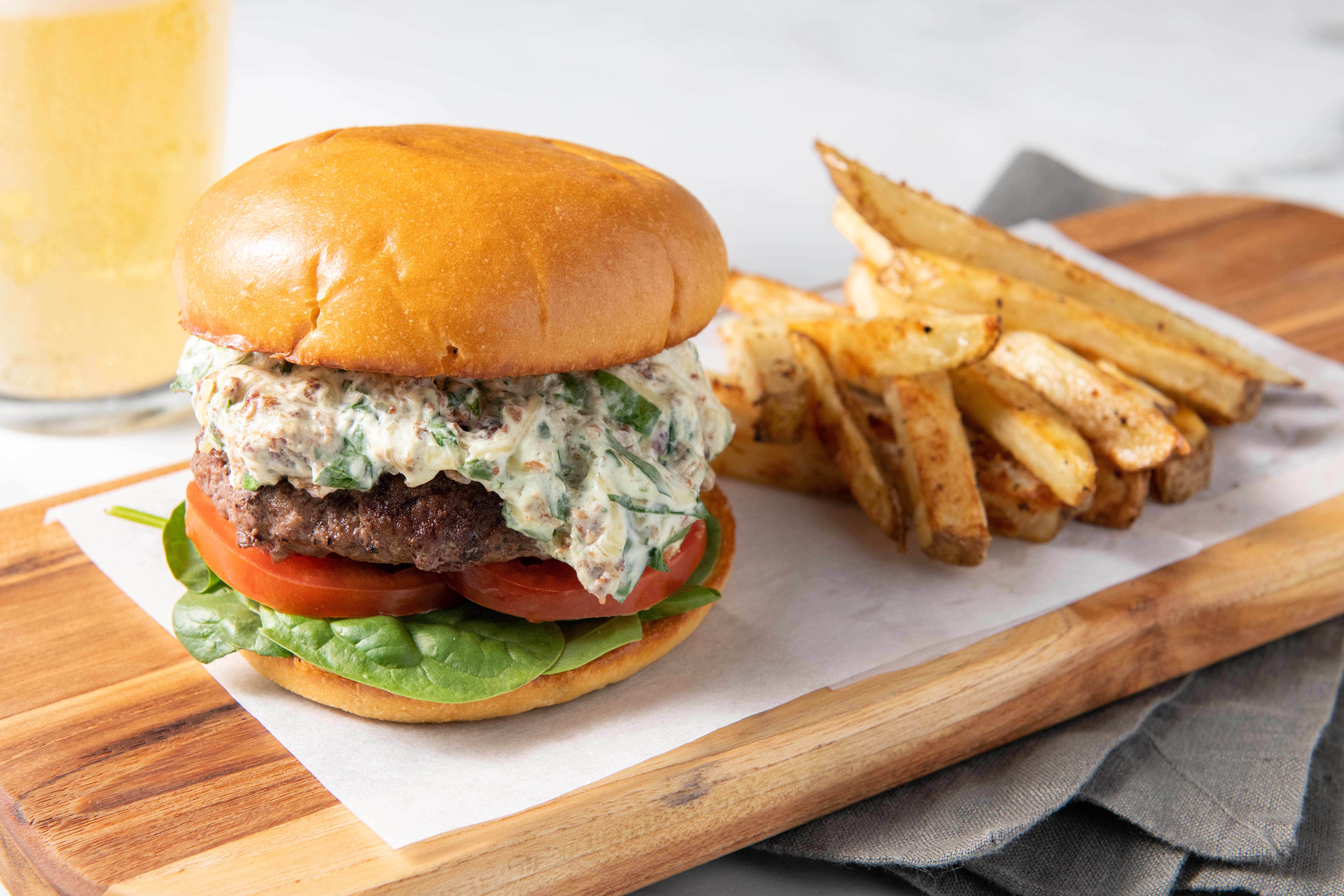 Bacon Rockefeller Burger Recipe - Home Chef
