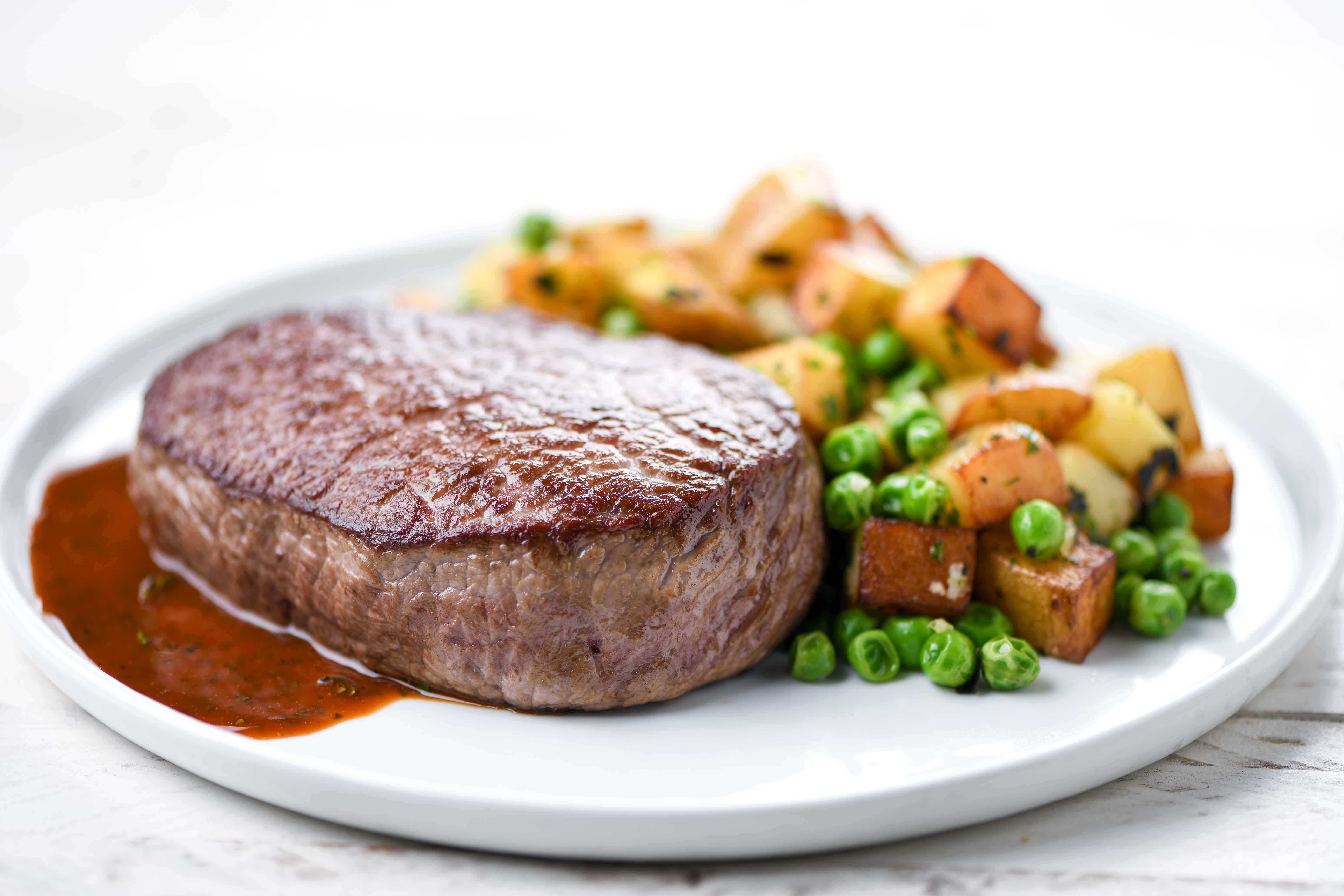 Sirloin Steak with White Wine Demi-Glace Recipe - Home Chef