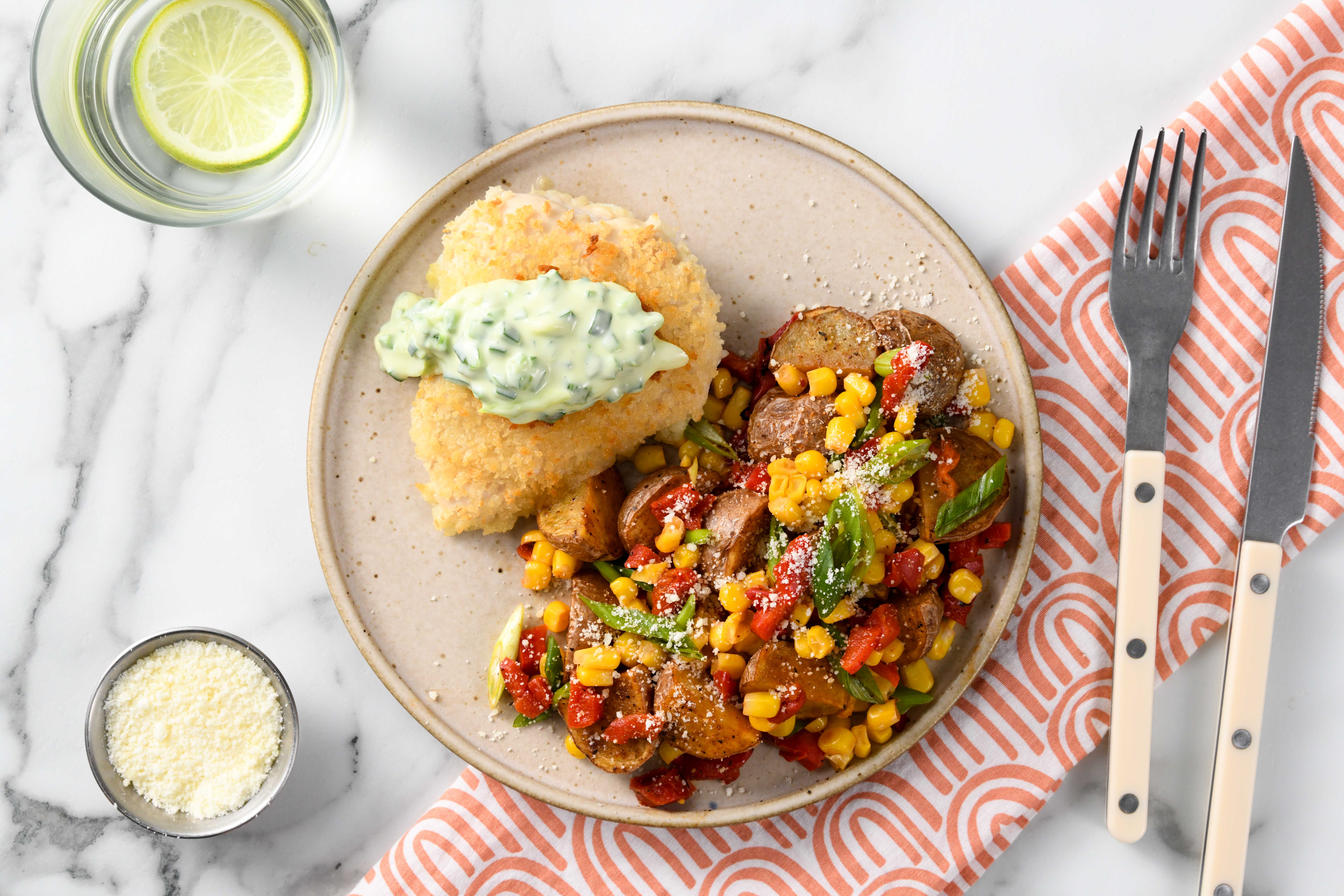 Chicken in Poblano Cream Sauce Recipe - Home Chef