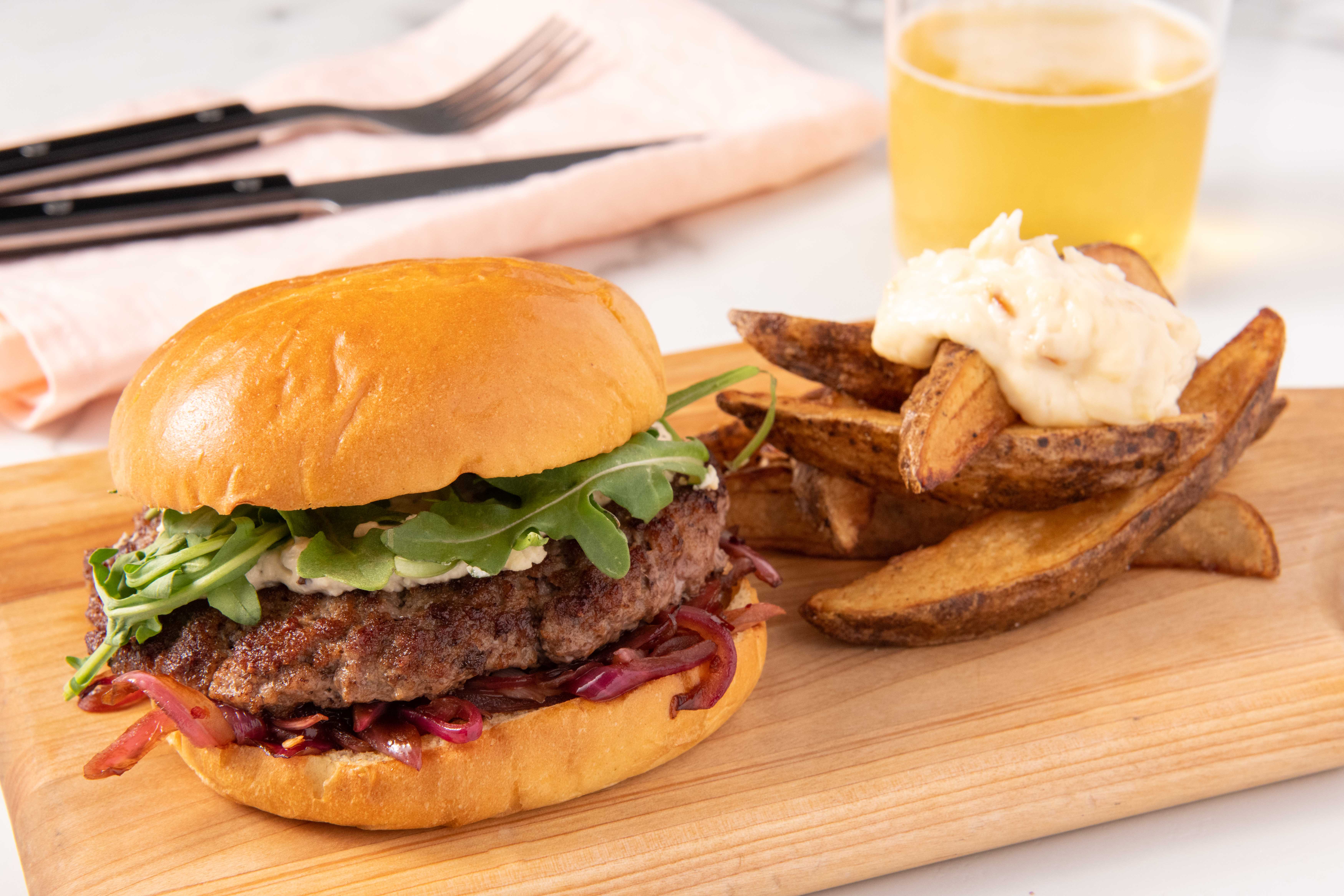 Balsamic Spicy Onion Jam Burger Recipe - Home Chef