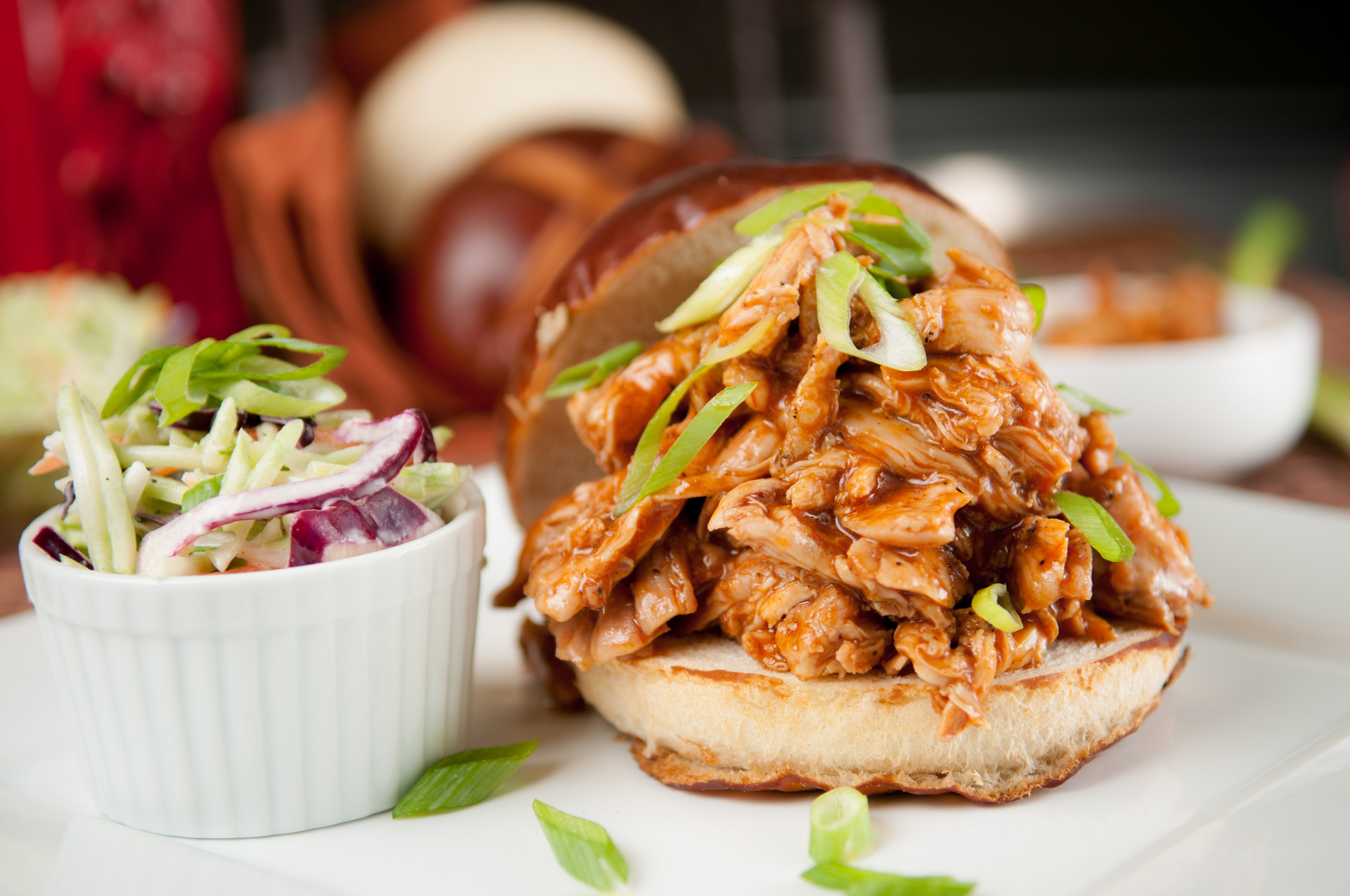 Texas-Style BBQ Pulled Chicken Sandwich Recipe - Home Chef