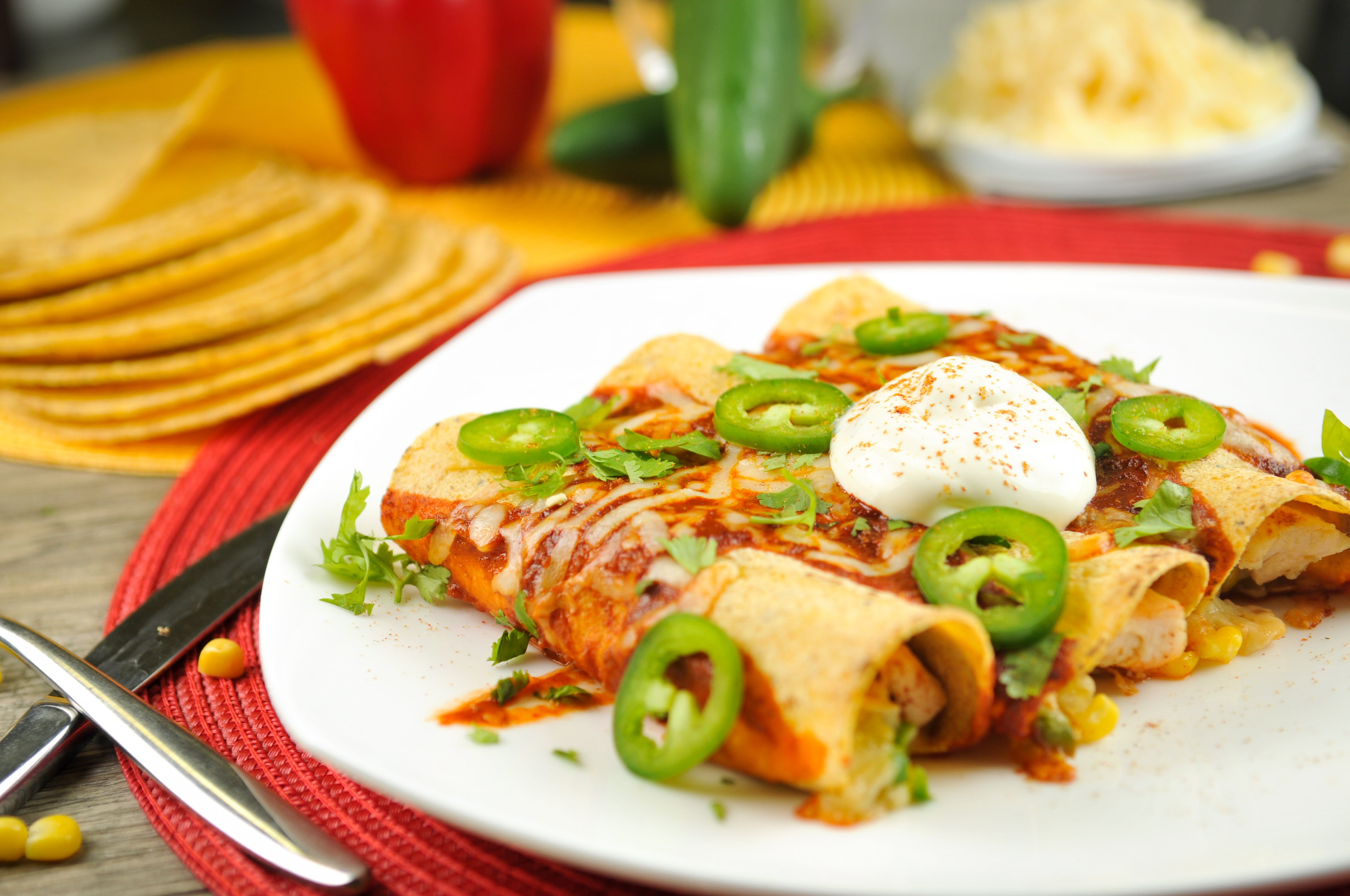 Chicken and Cheese Enchiladas Recipe - Home Chef