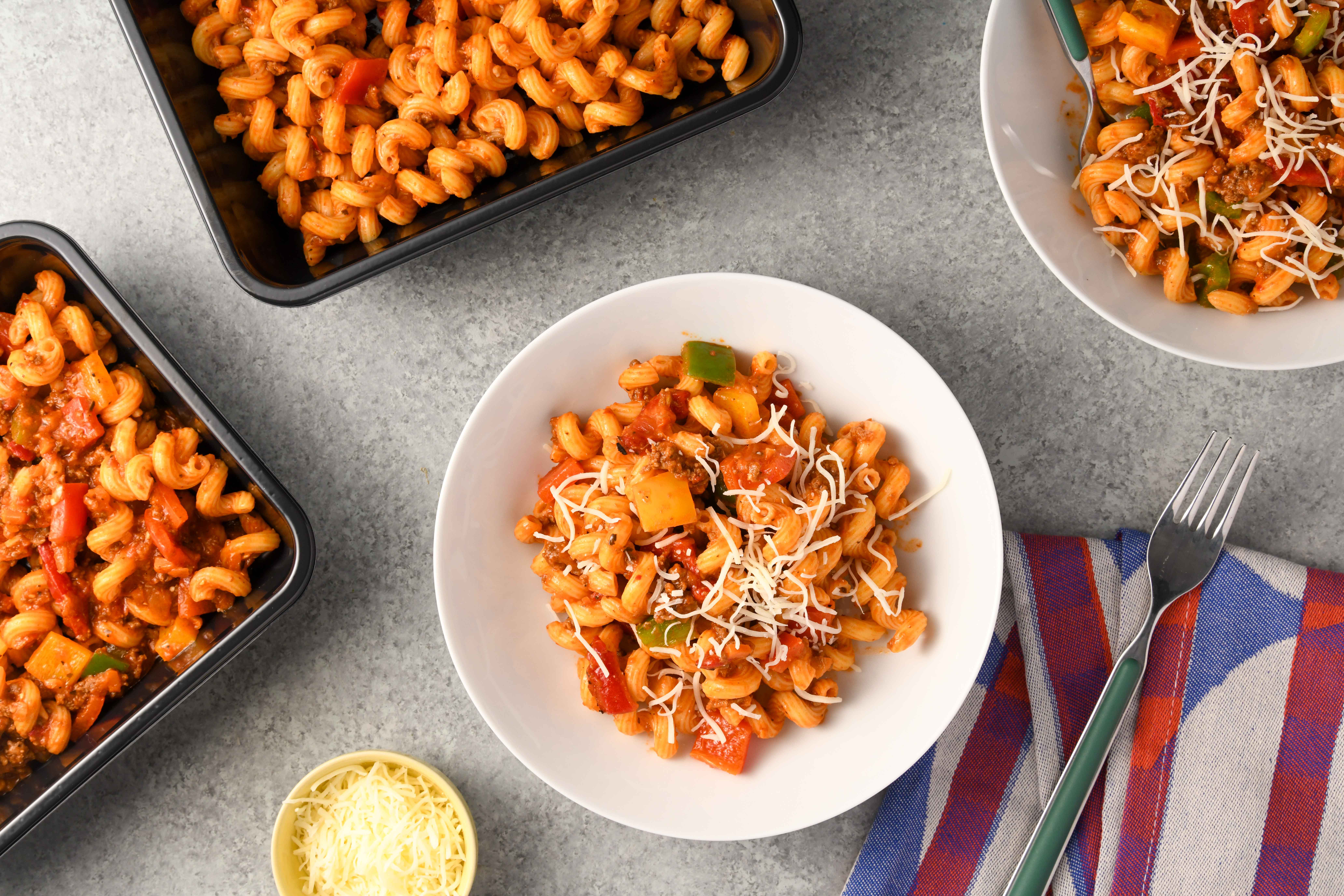 Roasted Red Pepper Bolognese Cavatappi Recipe - Home Chef