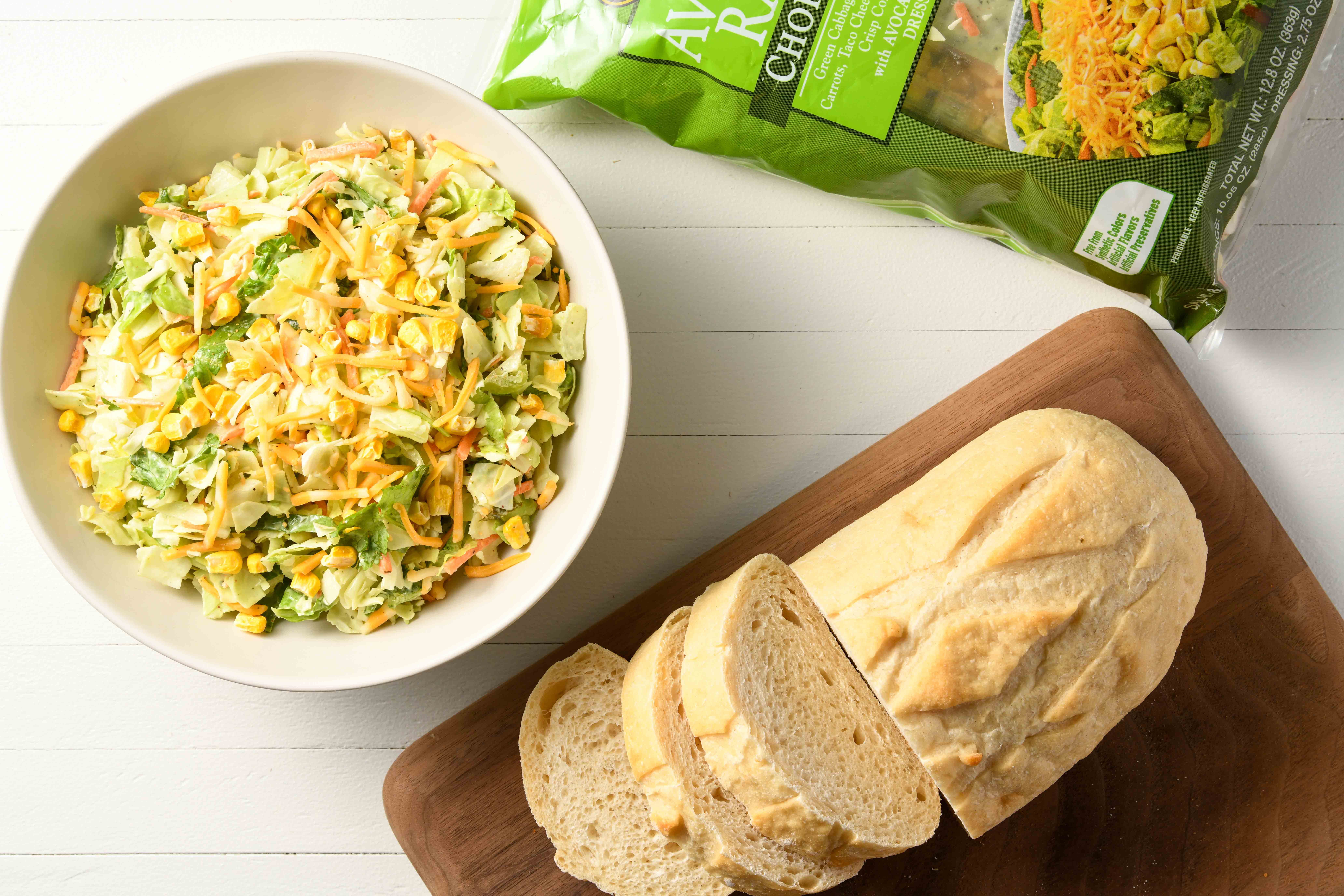 Sourdough Demi Loaf & Avocado Ranch Chopped Salad Recipe - Home Chef