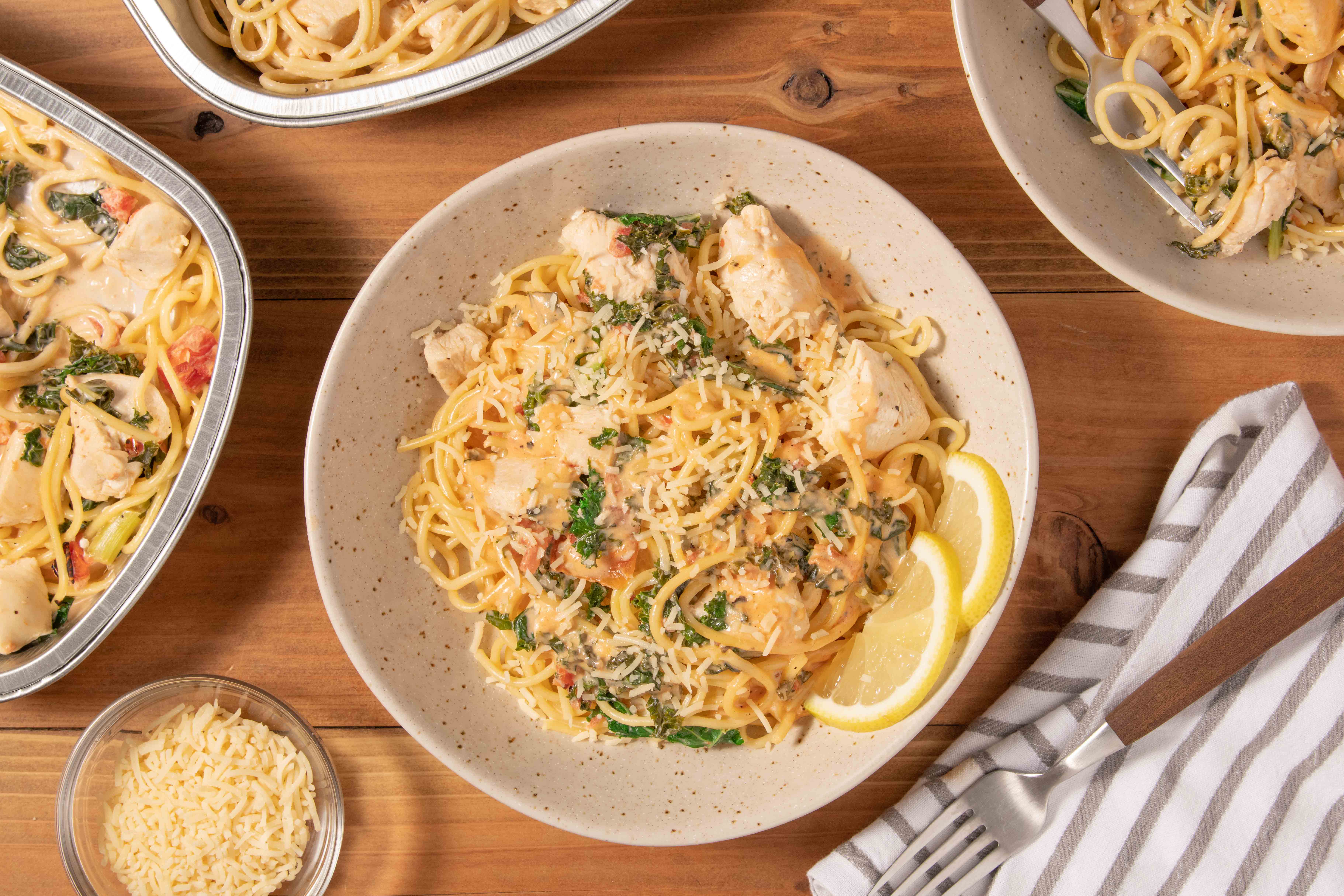 Lemon Pepper Chicken Spaghetti Recipe - Home Chef