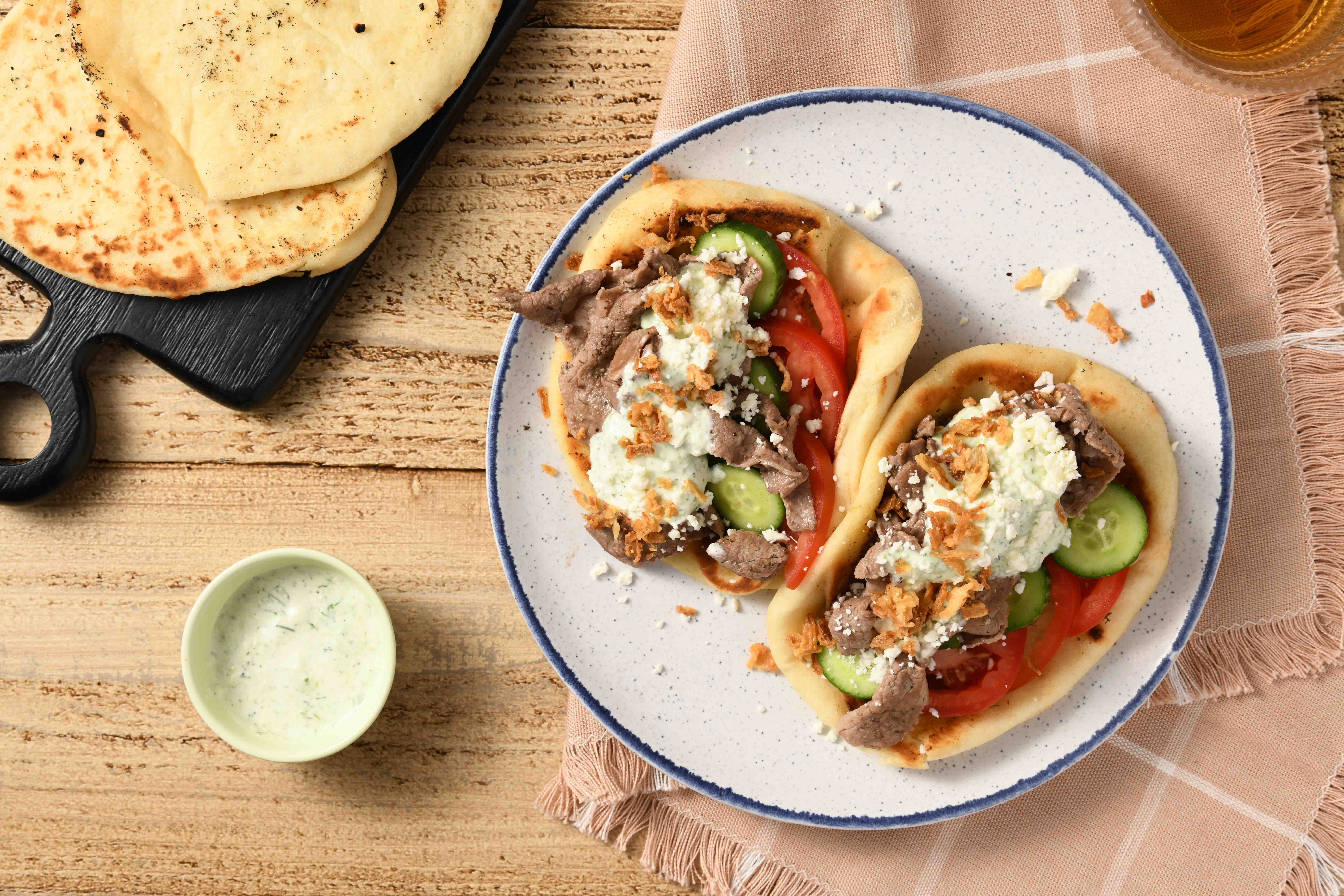 Dilly Beef Gyros Recipe - Home Chef