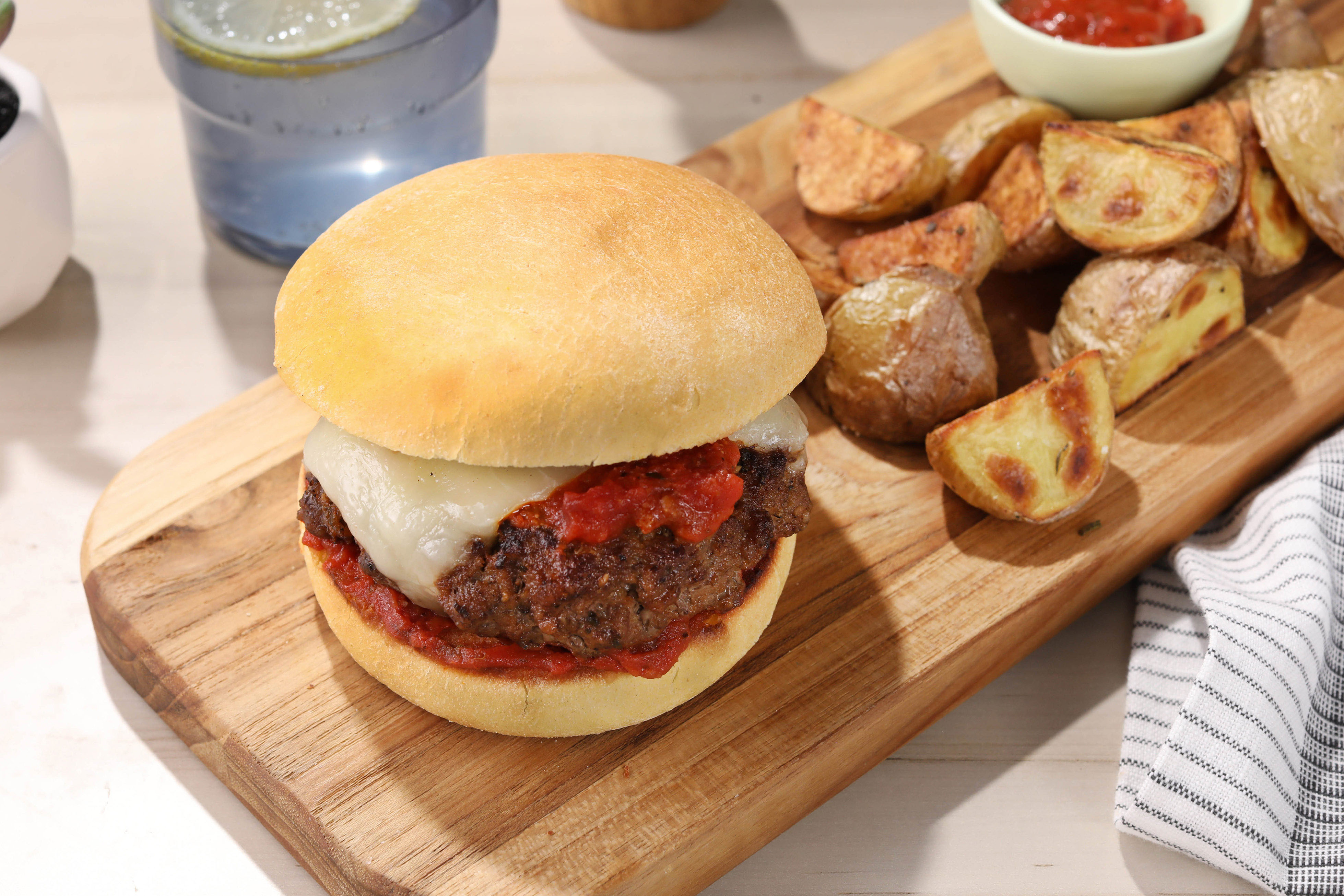Spicy Italian-Style Cheeseburger Recipe - Home Chef