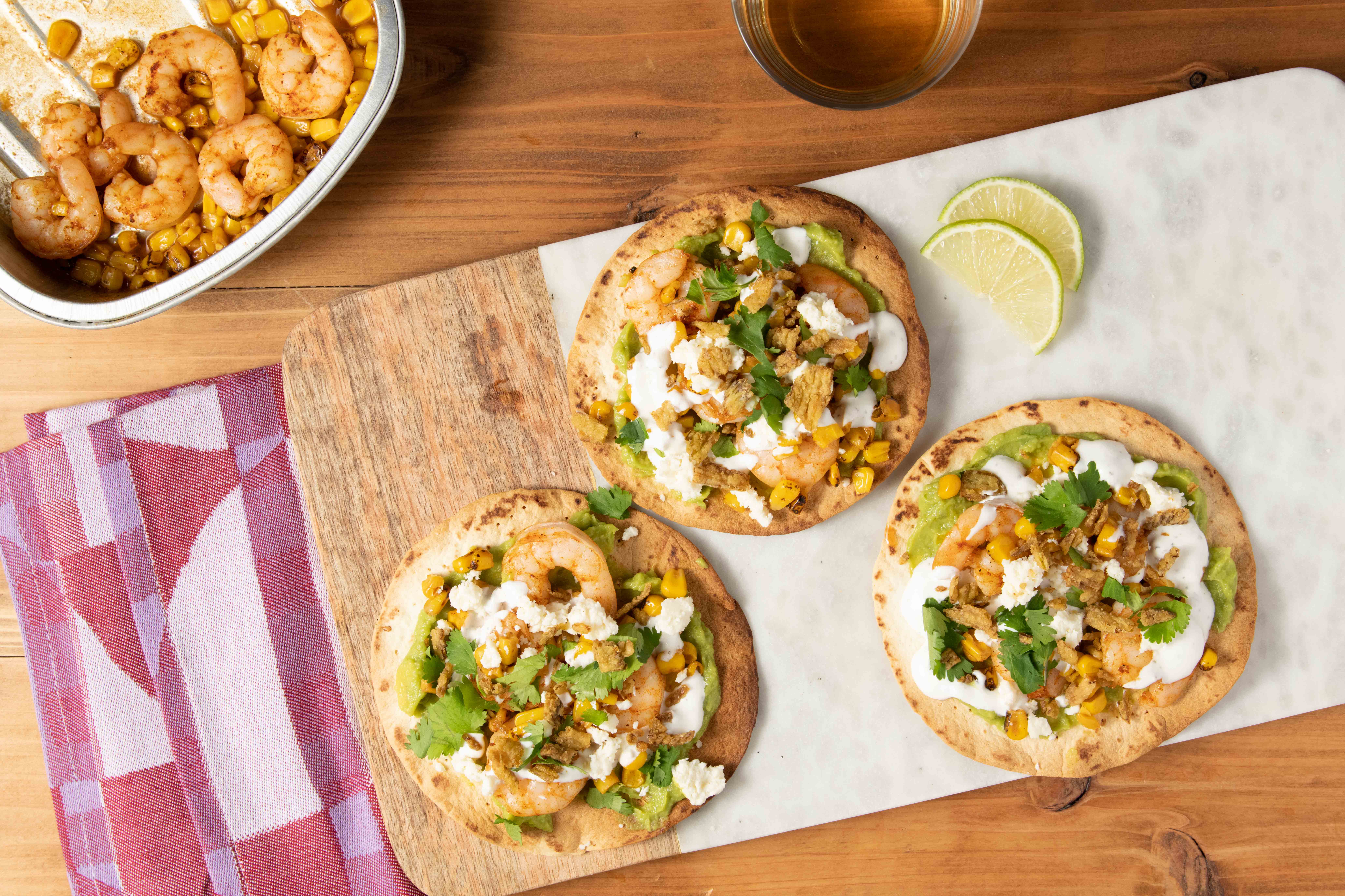 Cilantro Lime Shrimp Tostadas Recipe - Home Chef