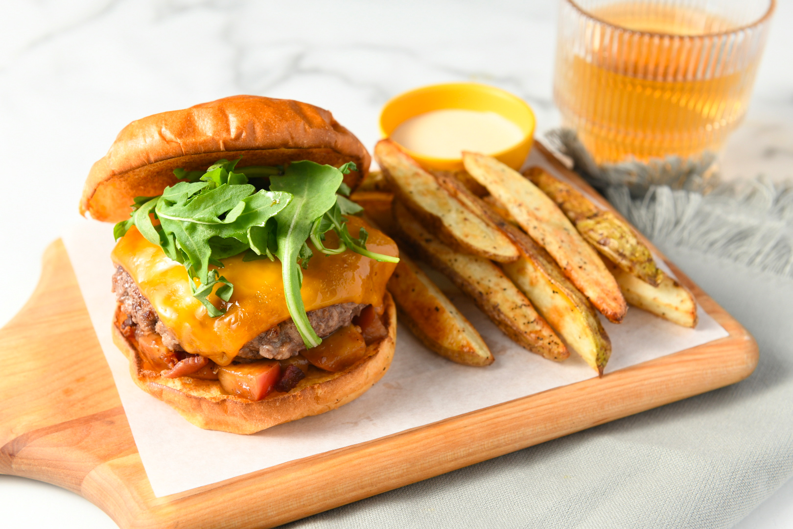 Cheddar and Apple Beef Burger Recipe - Home Chef