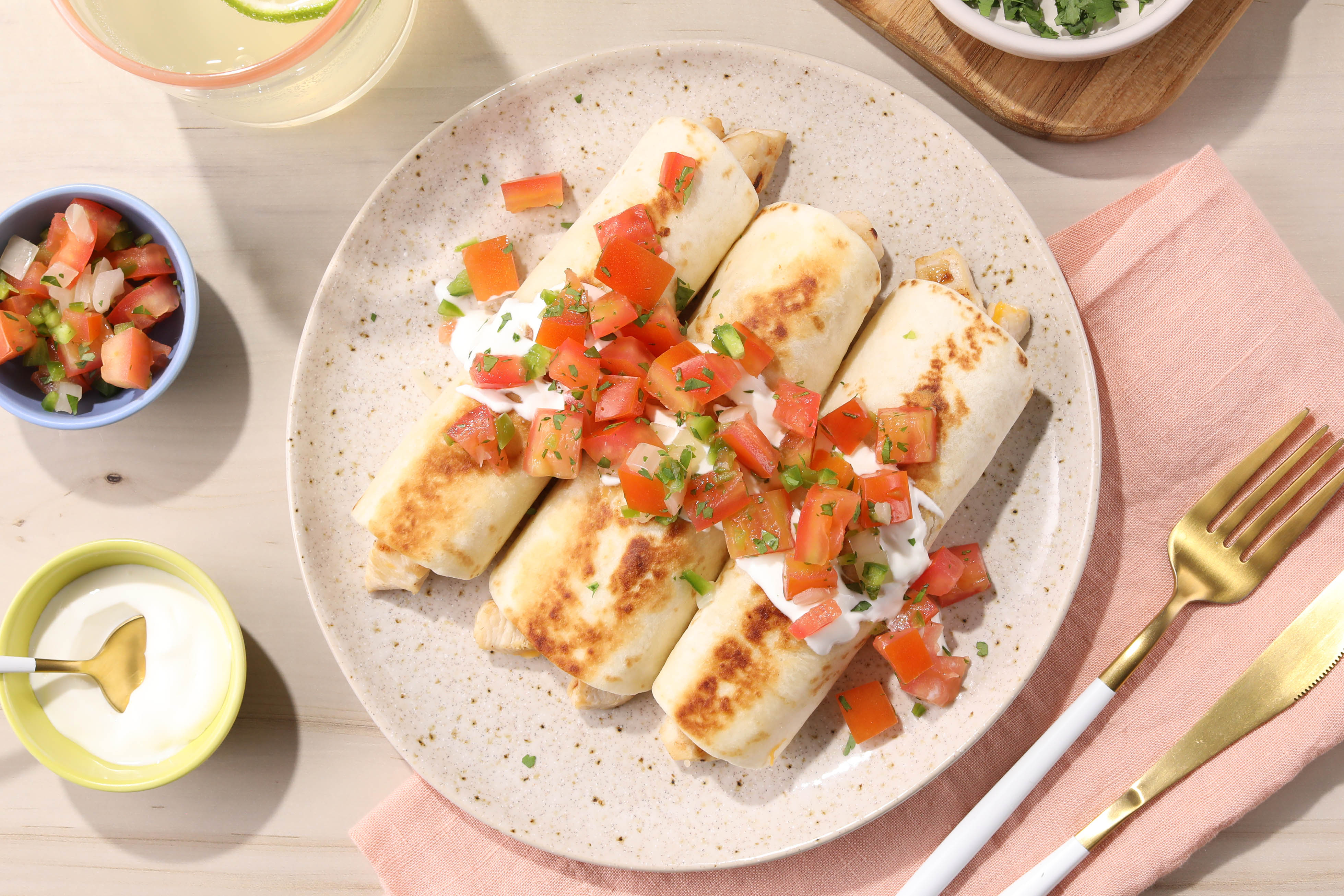 Chicken and Cheese Flautas Recipe - Home Chef
