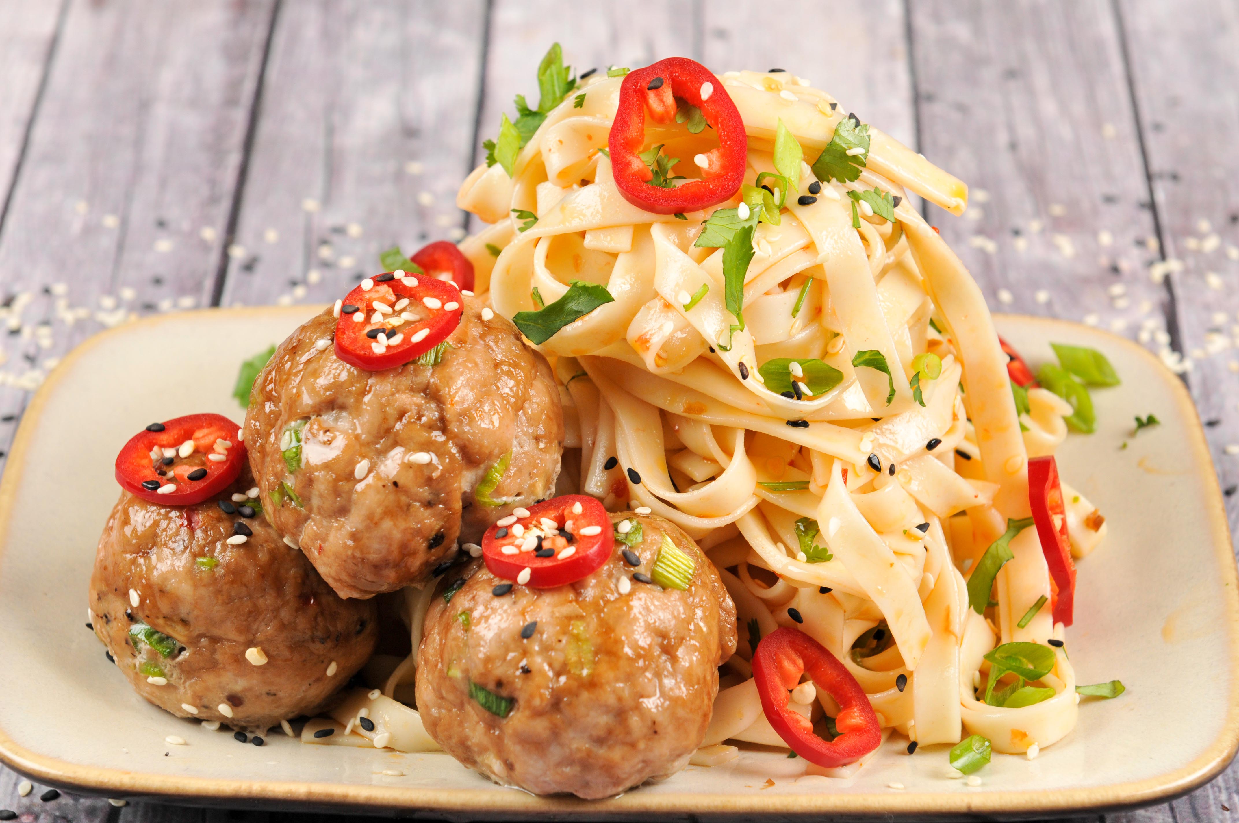 Asian-Style Turkey Meatballs Recipe - Home Chef