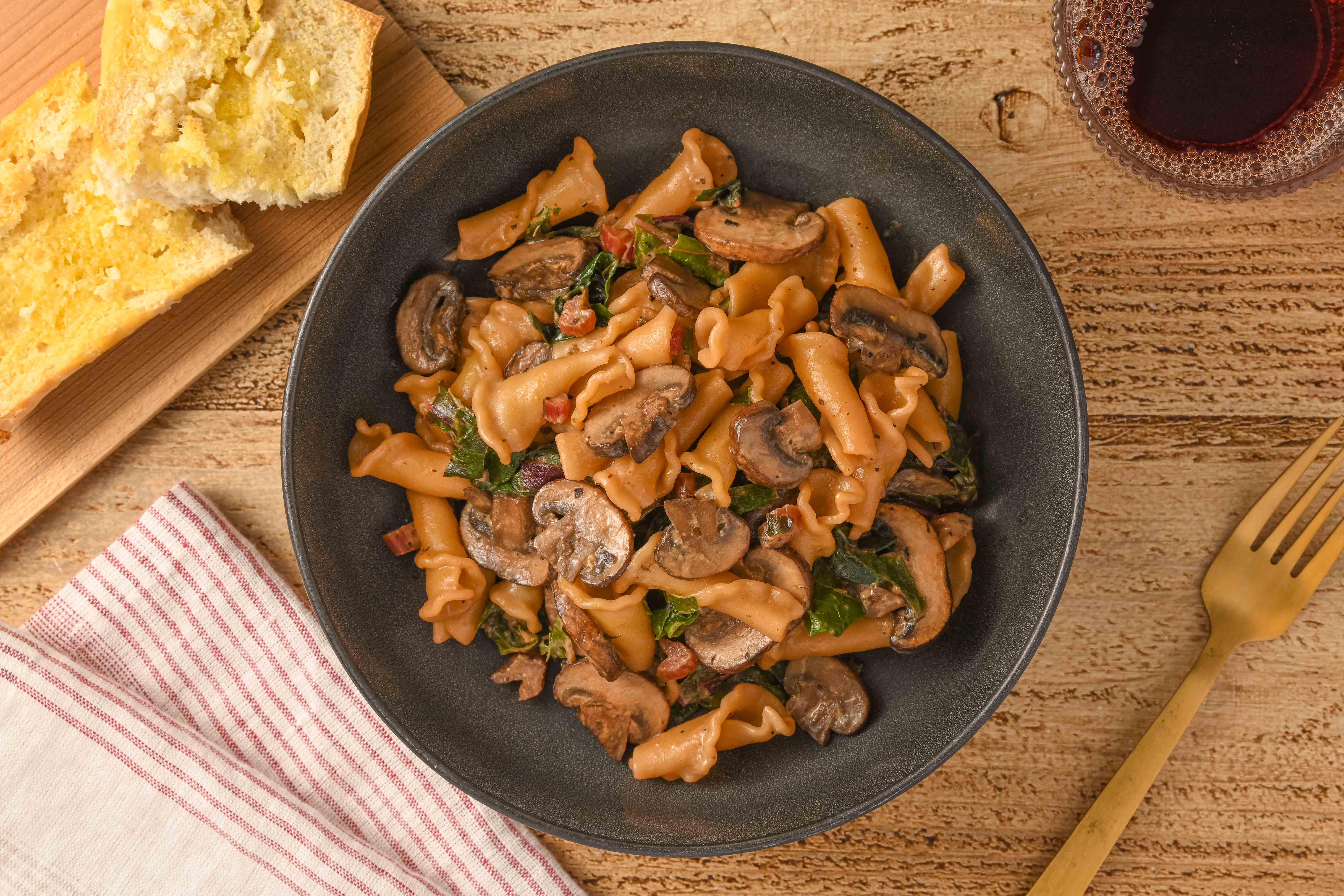 Creamy Mushroom Campanelle Recipe - Home Chef