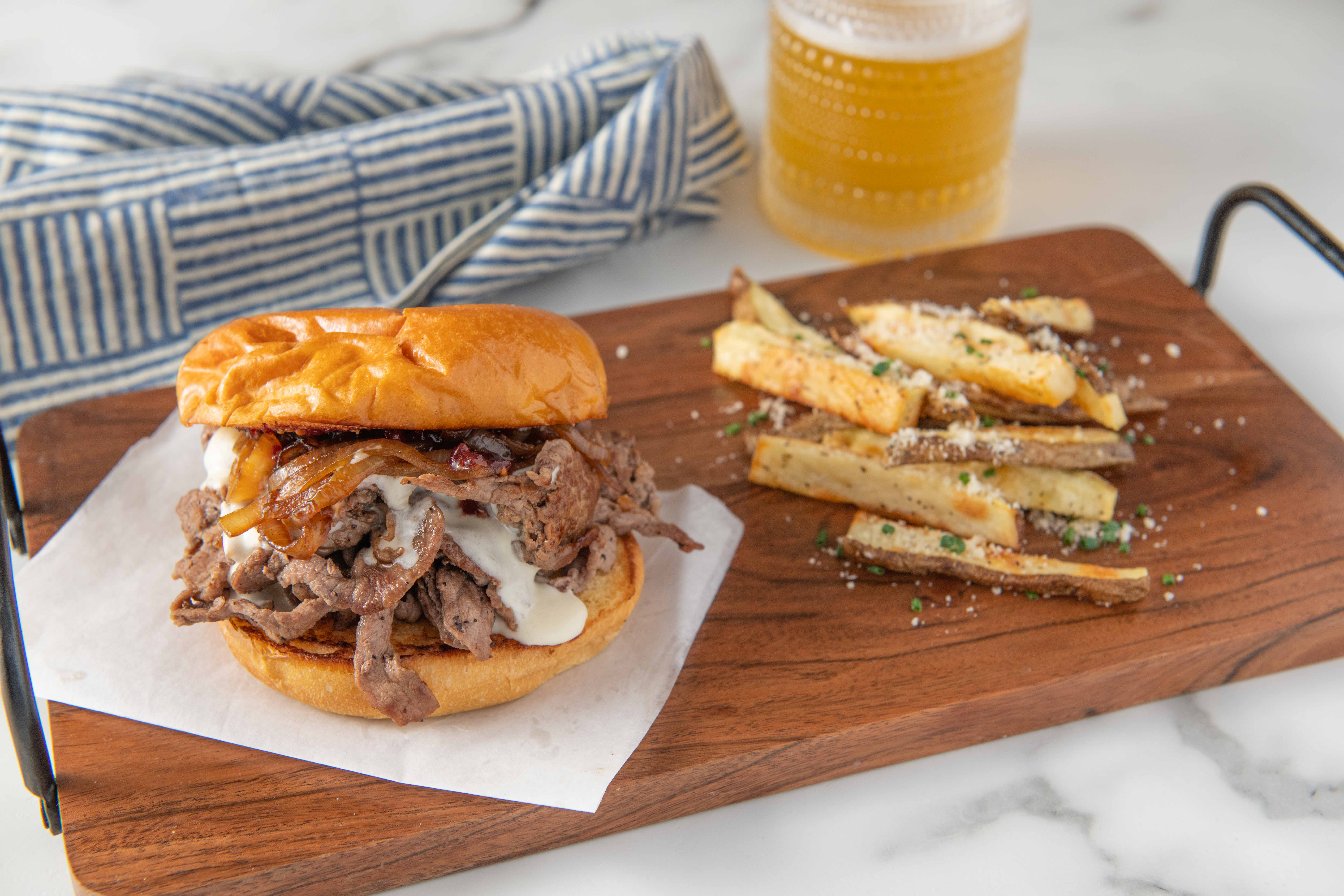 White Cheddar Steak Sandwich Recipe - Home Chef