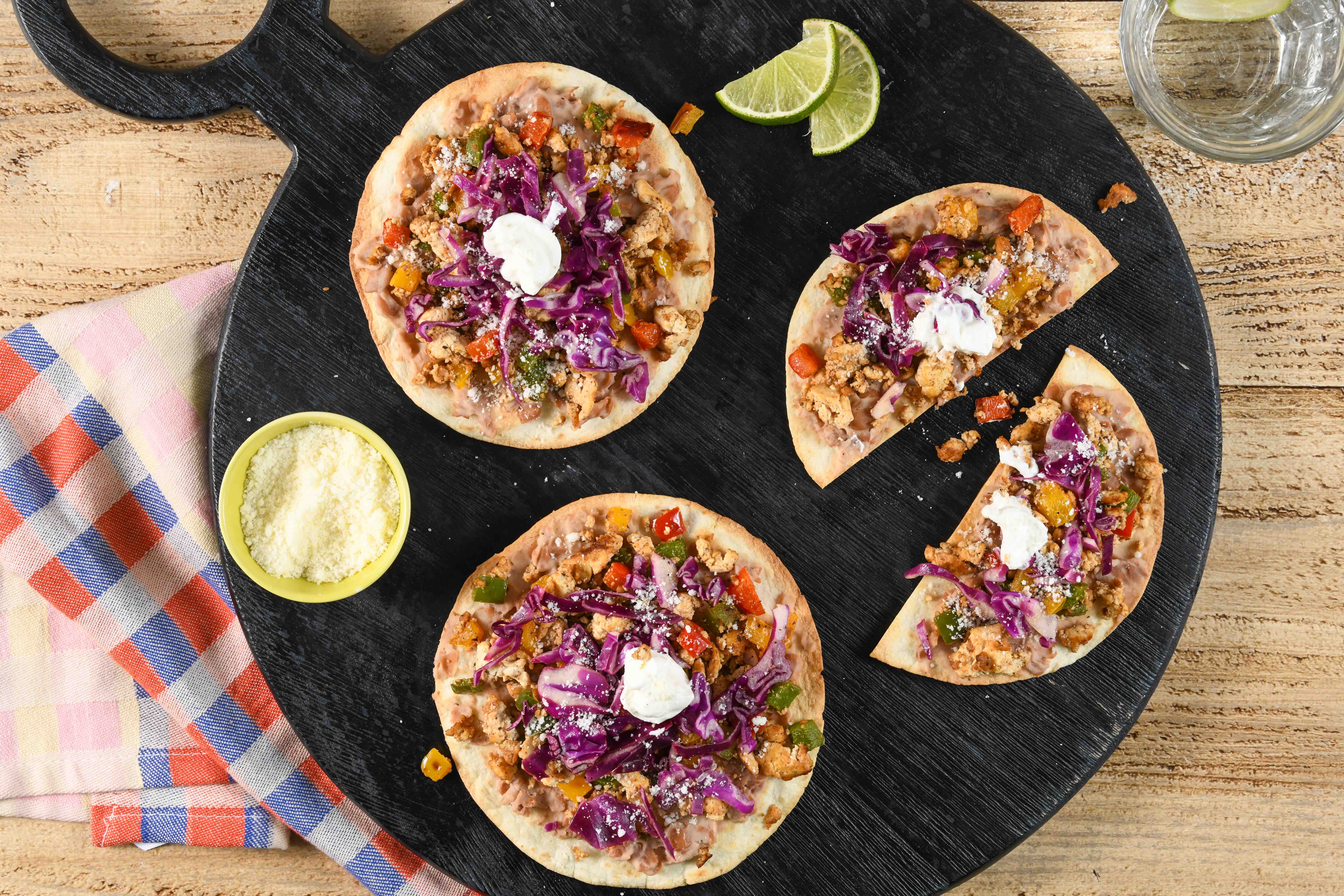 Fajita-Spiced Tofu Tostadas Recipe - Home Chef