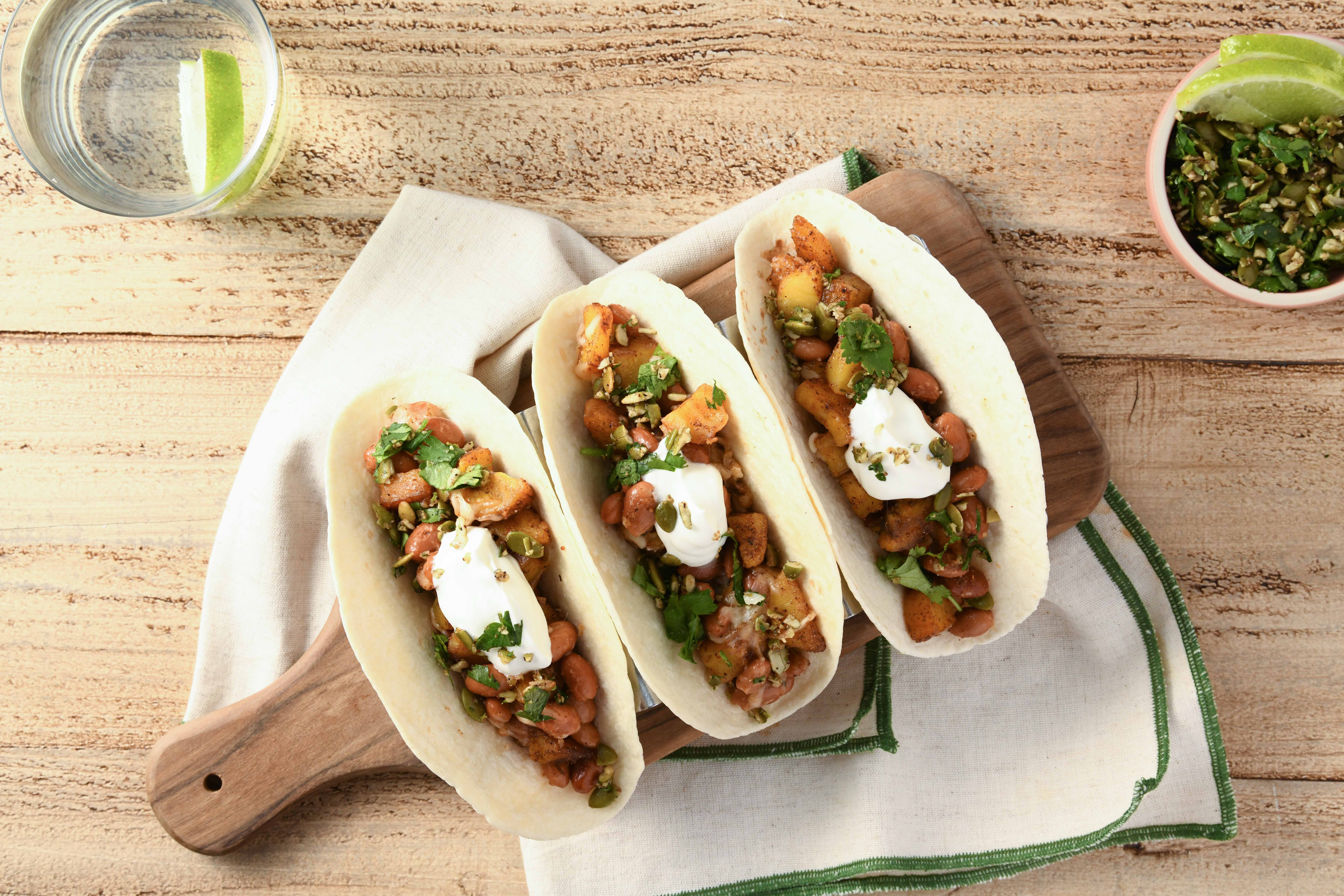 Cheesy Plantain Tacos Recipe - Home Chef