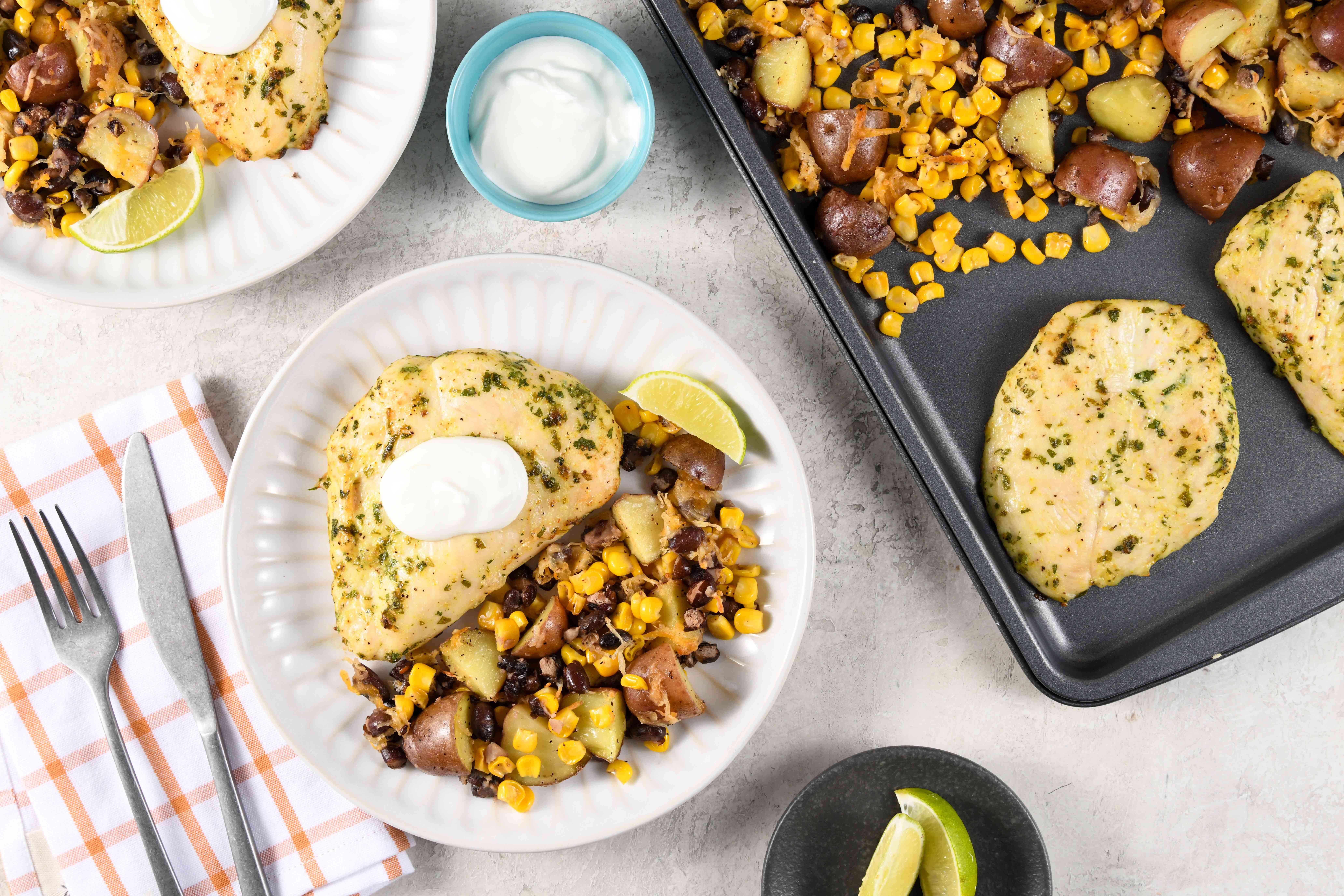One-Pan Cilantro-Lime Chicken Cutlet Recipe - Home Chef