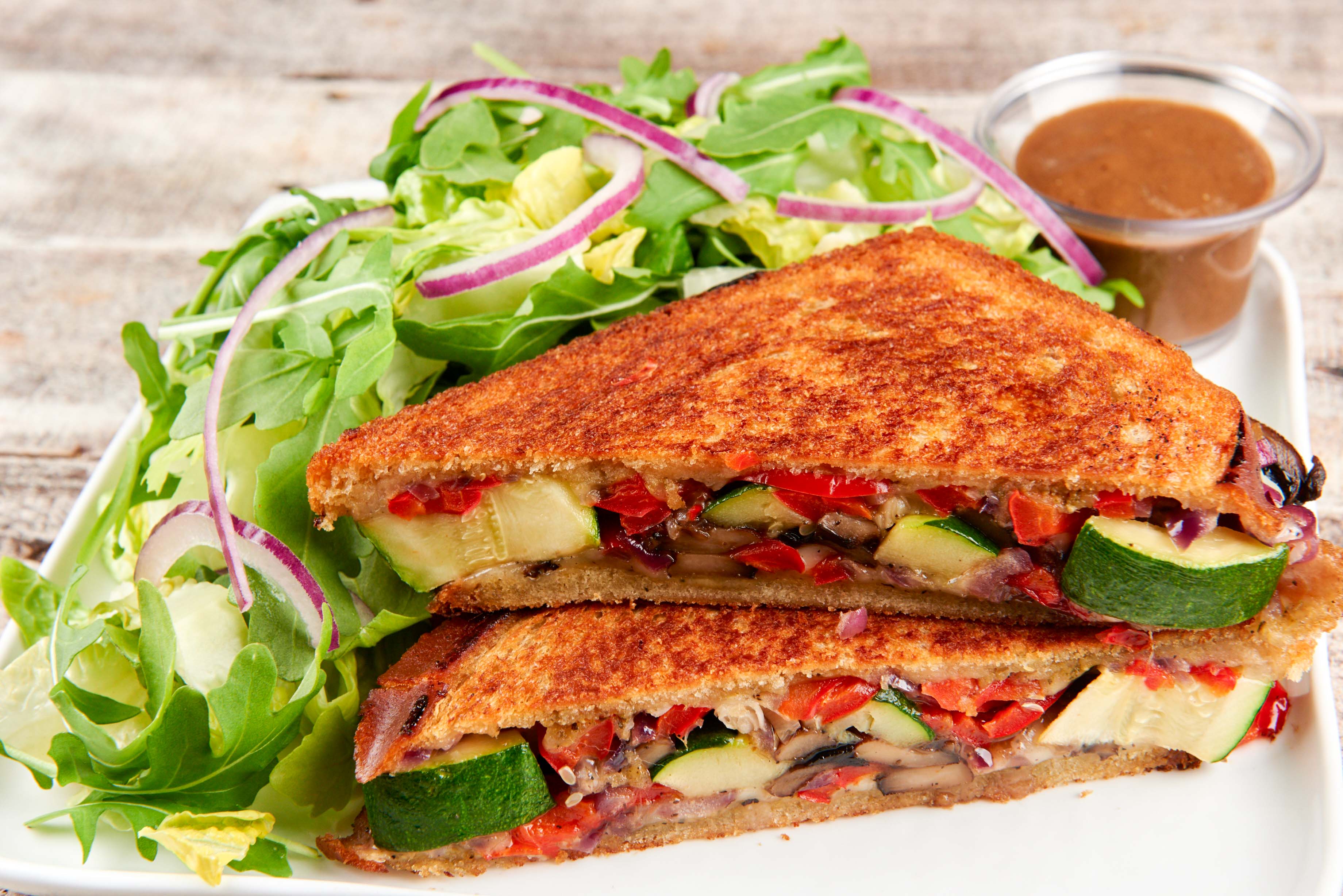 Roasted Vegetable Panini Recipe - Home Chef