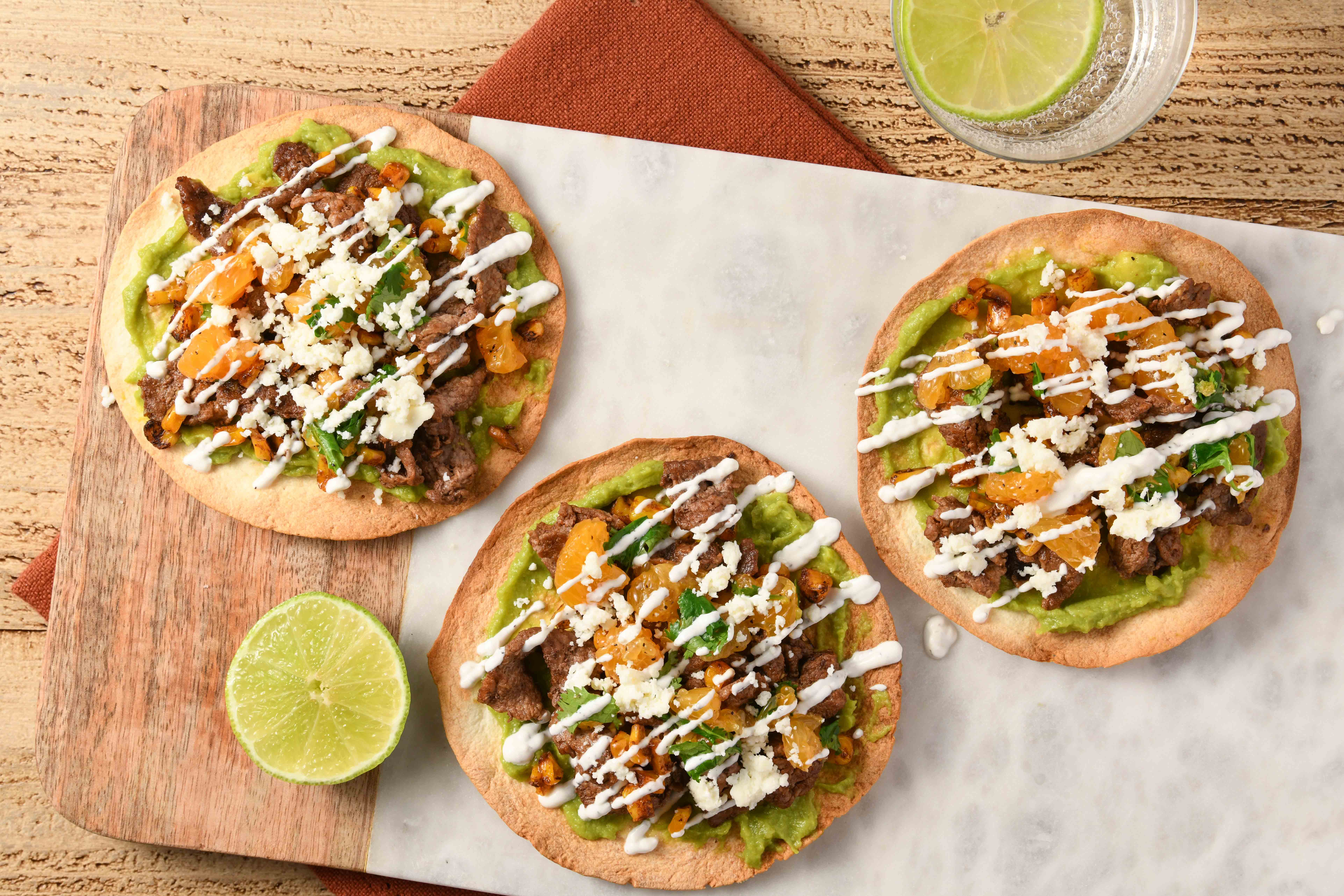 Steak Tostadas with Orange-Lime Salsa Recipe - Home Chef