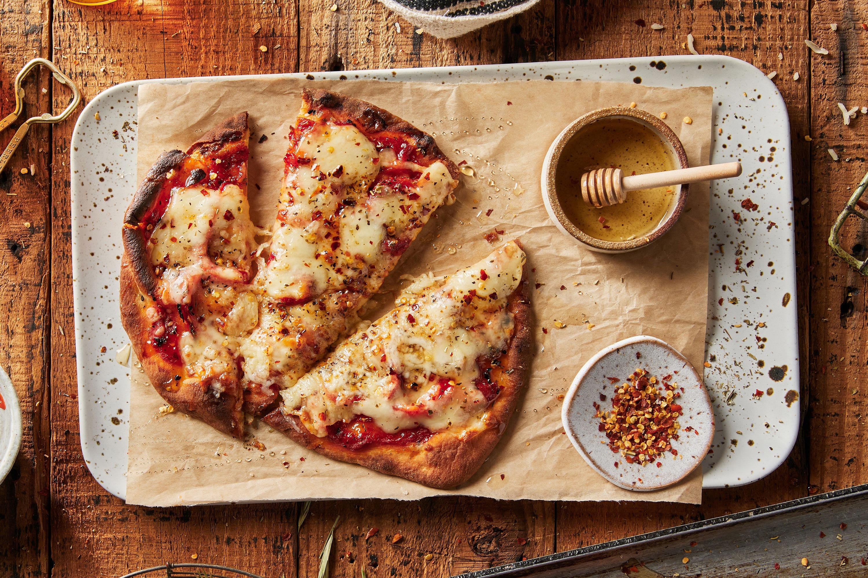 Spicy Roasted Red Pepper Pizza Recipe - Home Chef