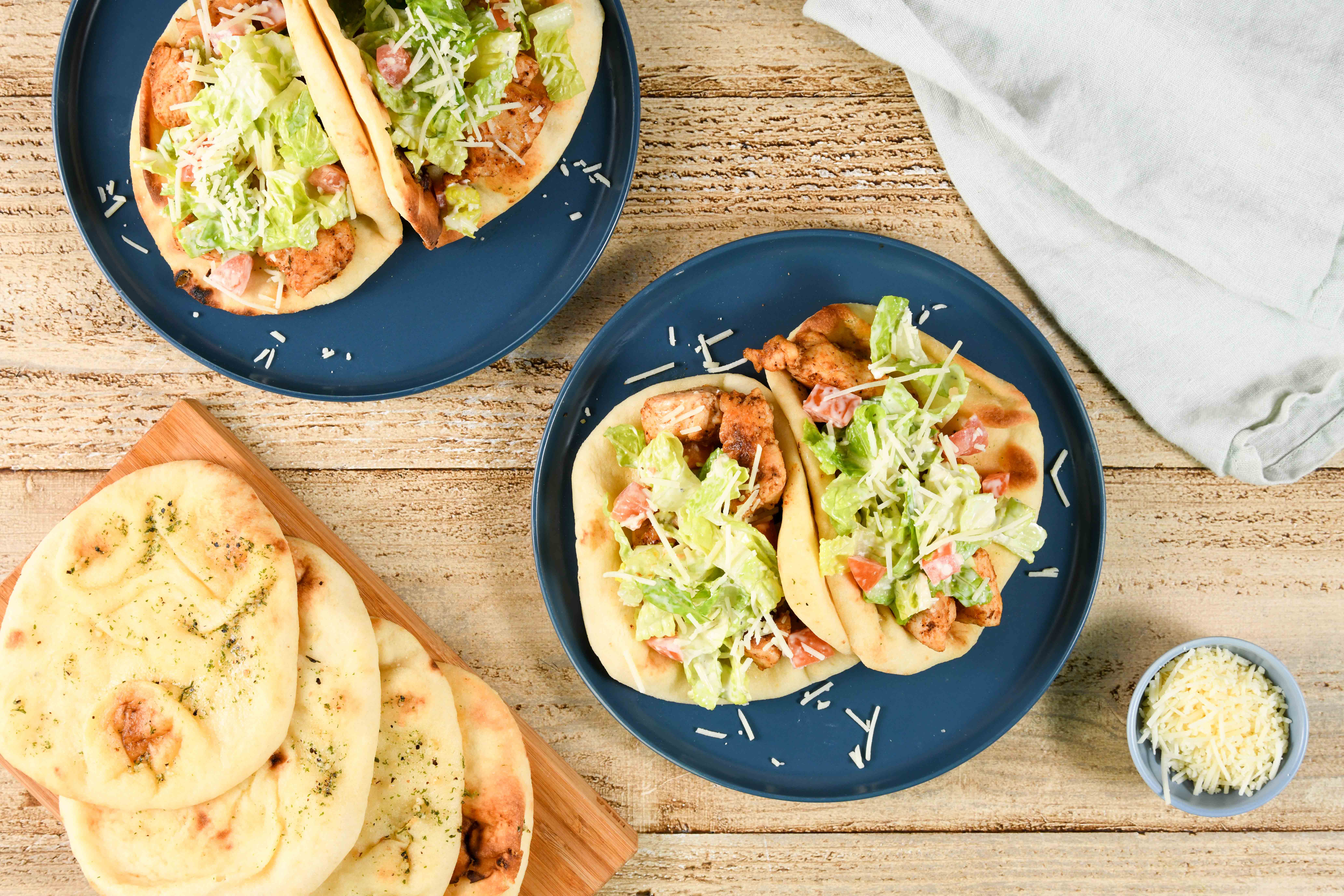 One-Pan Mini Chicken Caesar Wraps Recipe - Home Chef