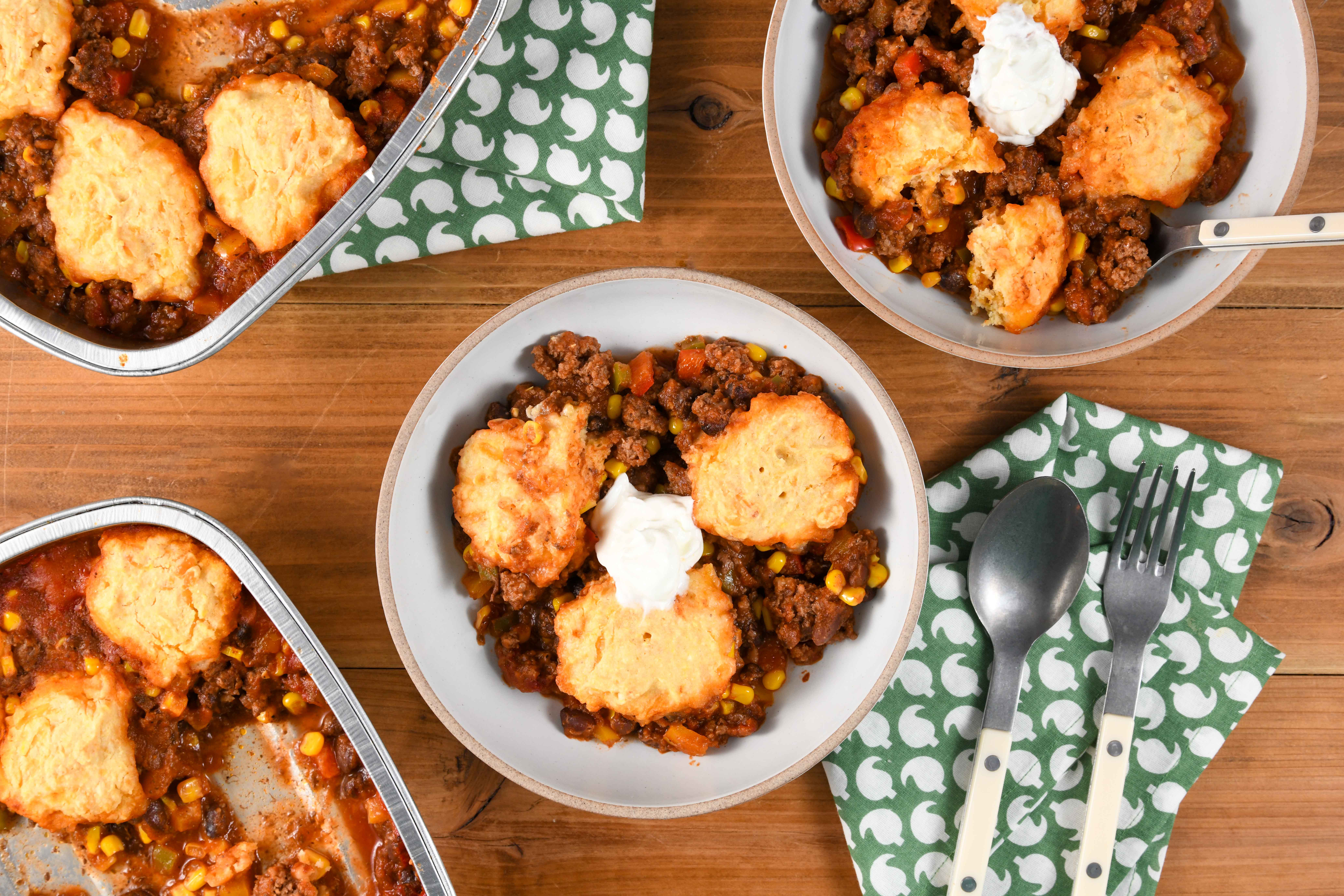 Santa Fe-Style Beef and Cornbread Casserole Recipe - Home Chef
