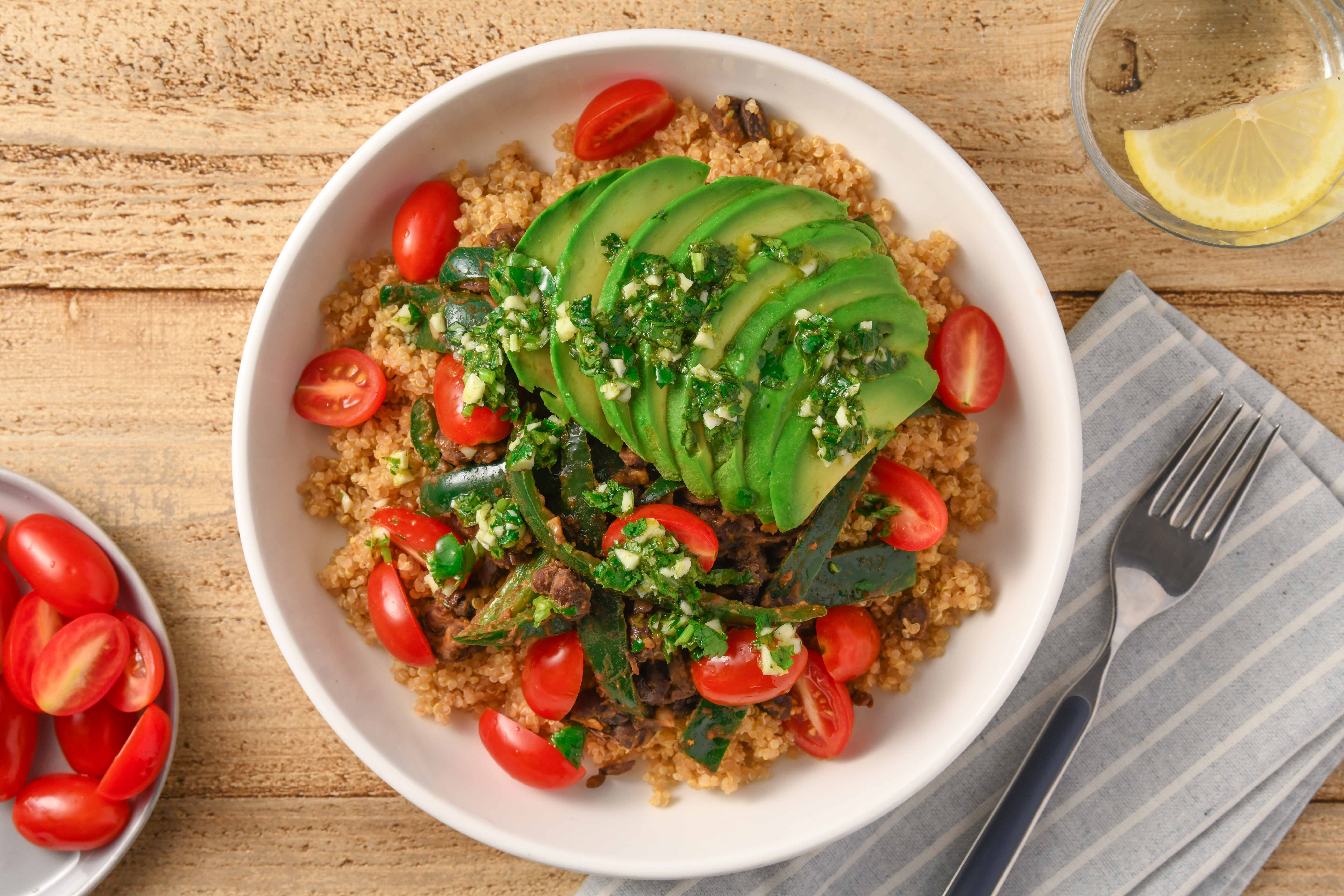 Cuban-Style Avocado and Quinoa Bowl Recipe - Home Chef
