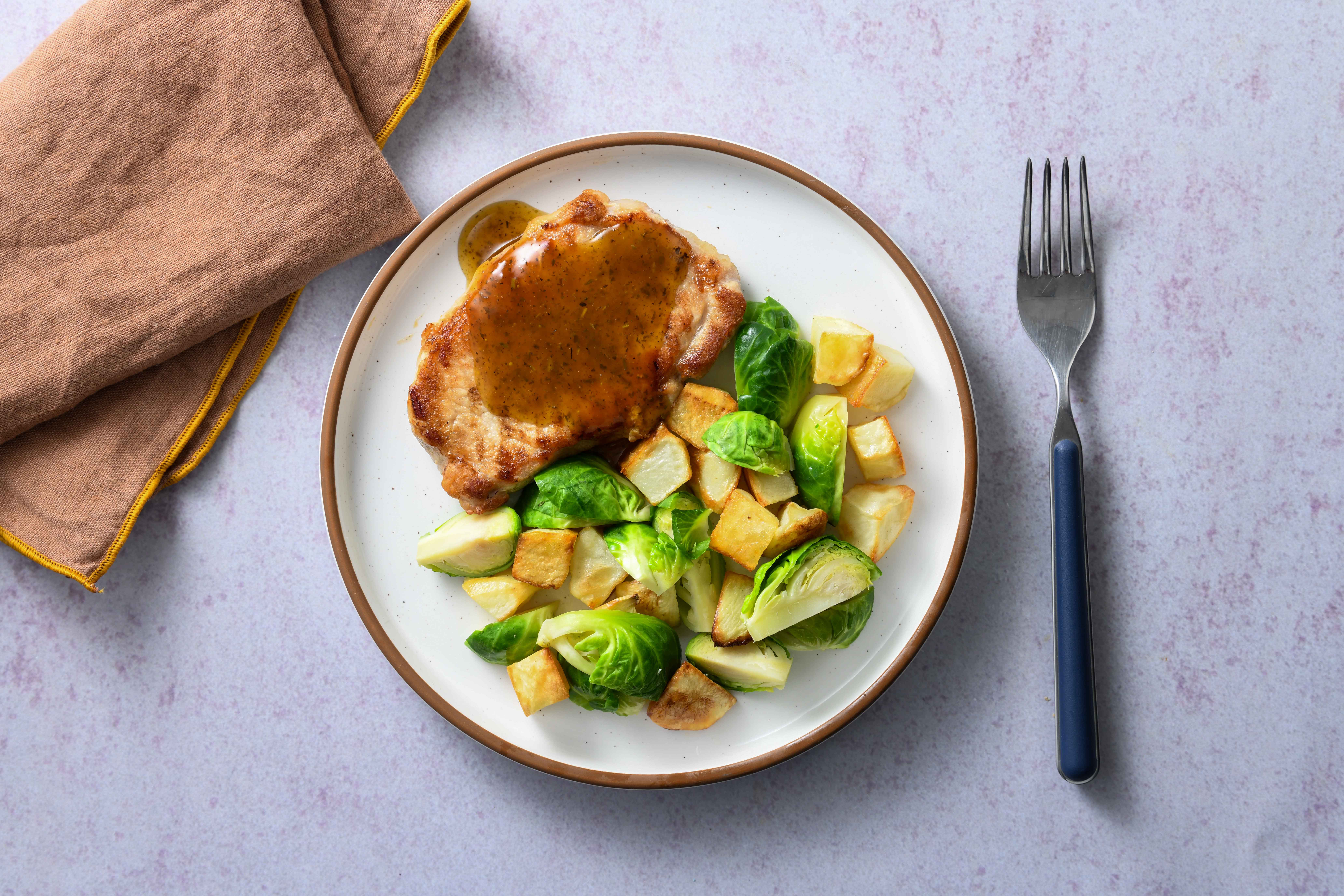 Tuscan Honey Pork Chop Recipe - Tempo
