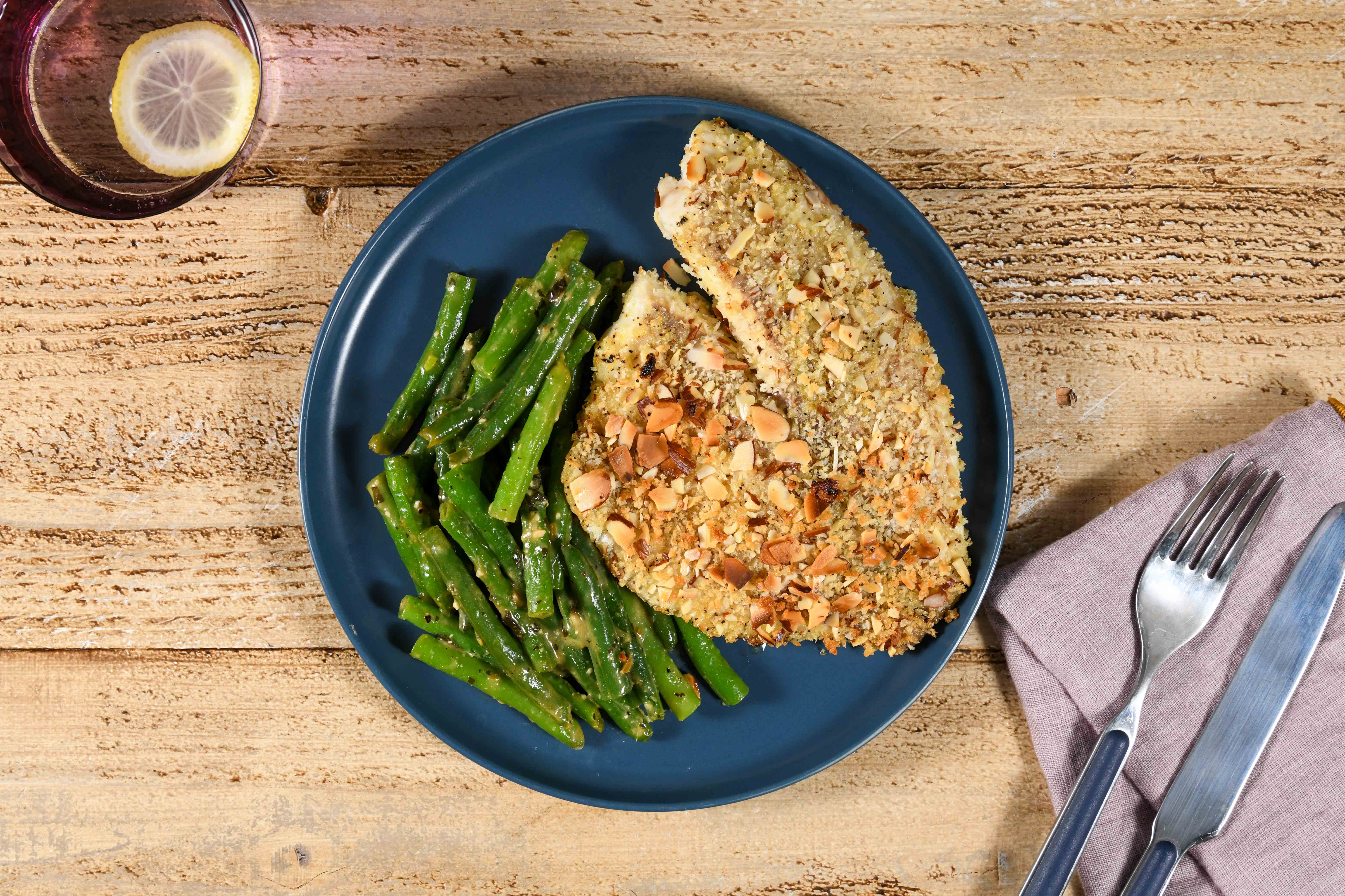 Almond-Crusted Tilapia Recipe - Home Chef
