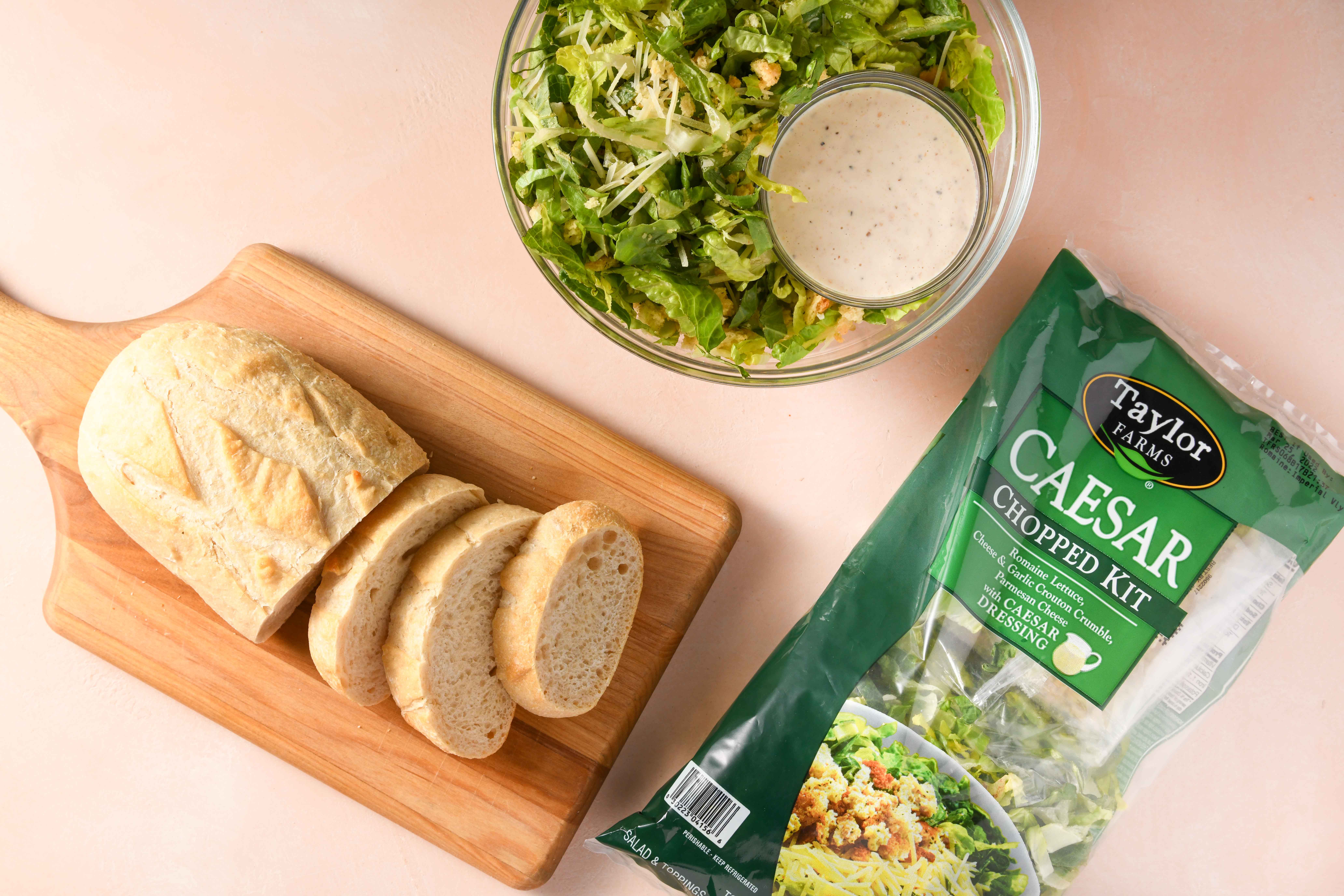 Sourdough Demi Loaf & Caesar Chopped Salad Recipe - Home Chef