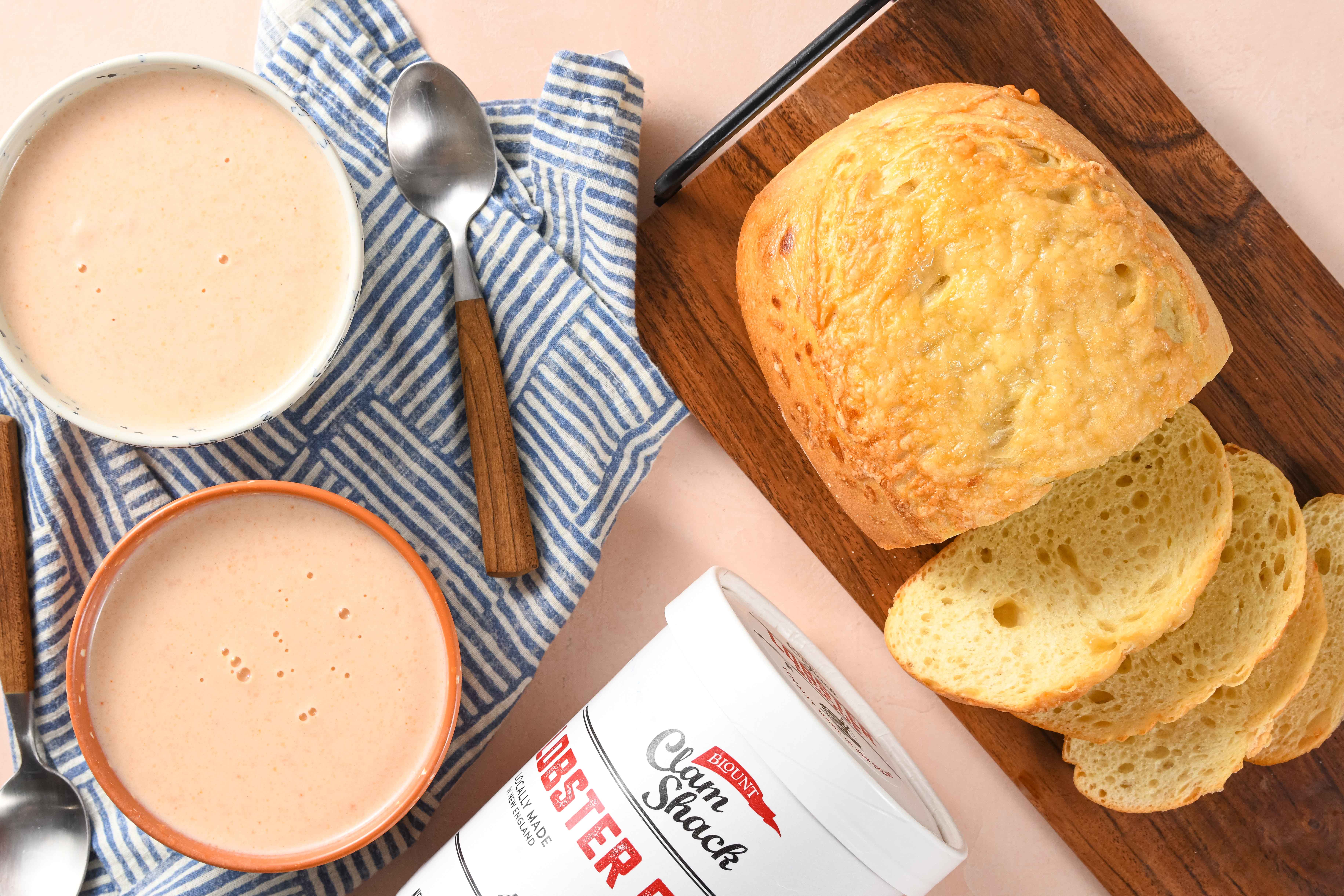 Lobster Bisque & Three Cheese Demi Loaf Recipe - Home Chef
